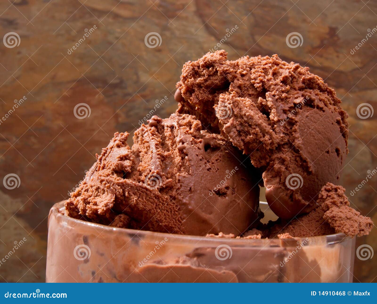 Delicious Chocolate Ice Cream Stock Photo - Image of sweet, fresh: 14910468