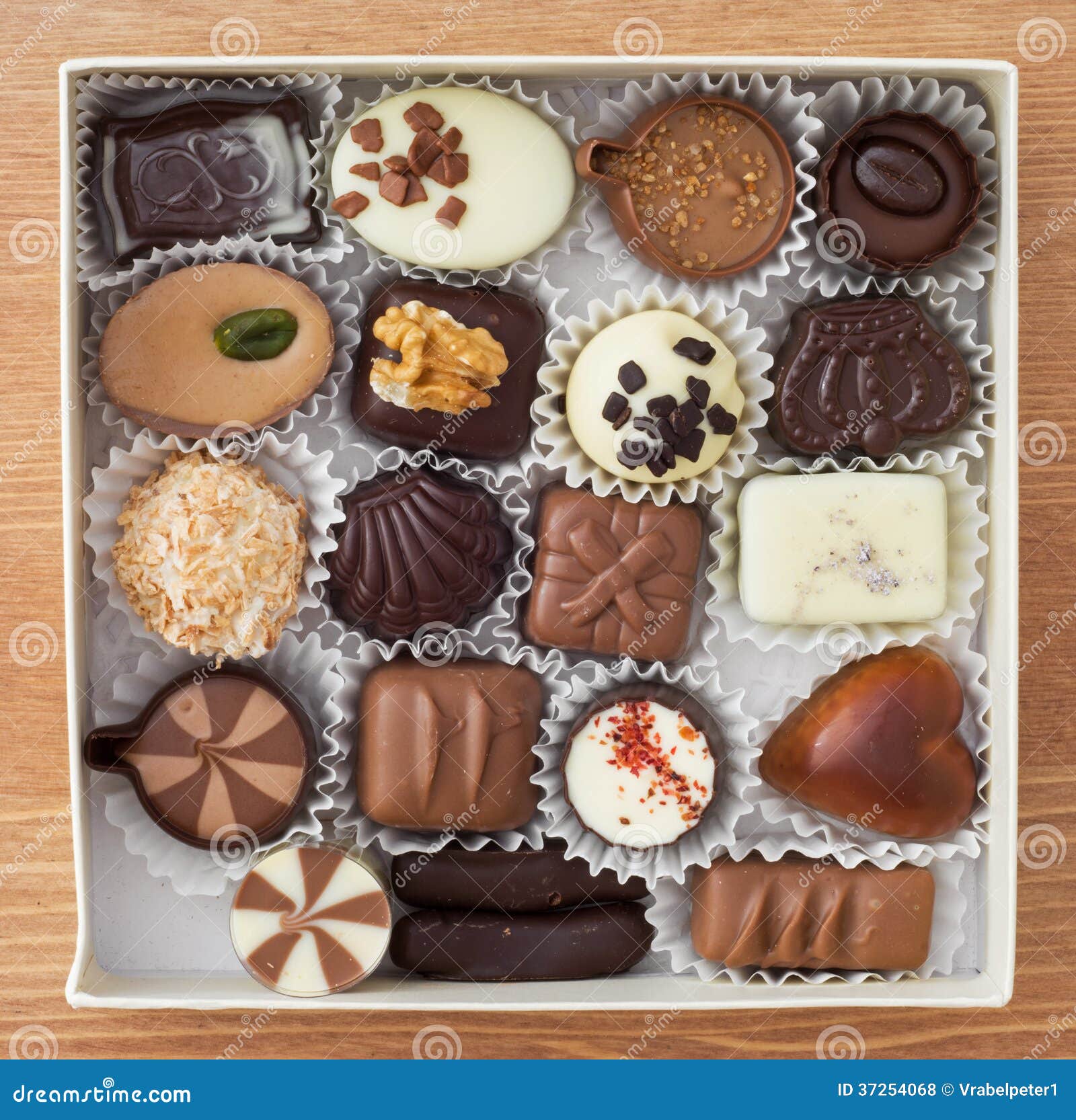 Delicious Chocolate Pralines Stock Photo - Image of food, celebration ...