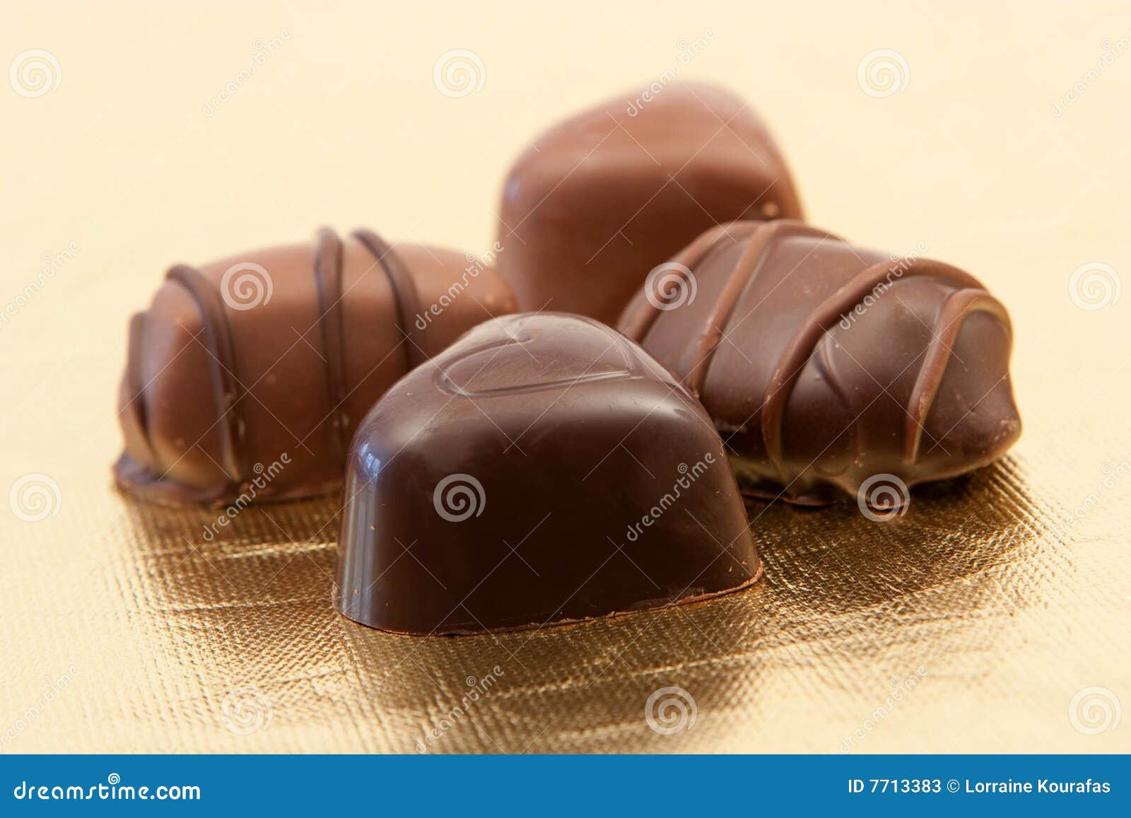 Delicious Chocolates stock image. Image of valentines - 7713383