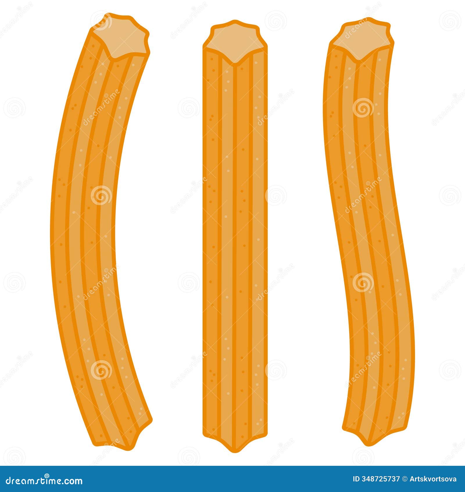 Delicious Churros Vector Illustration. Churros Sign, Symbol, Icon ...