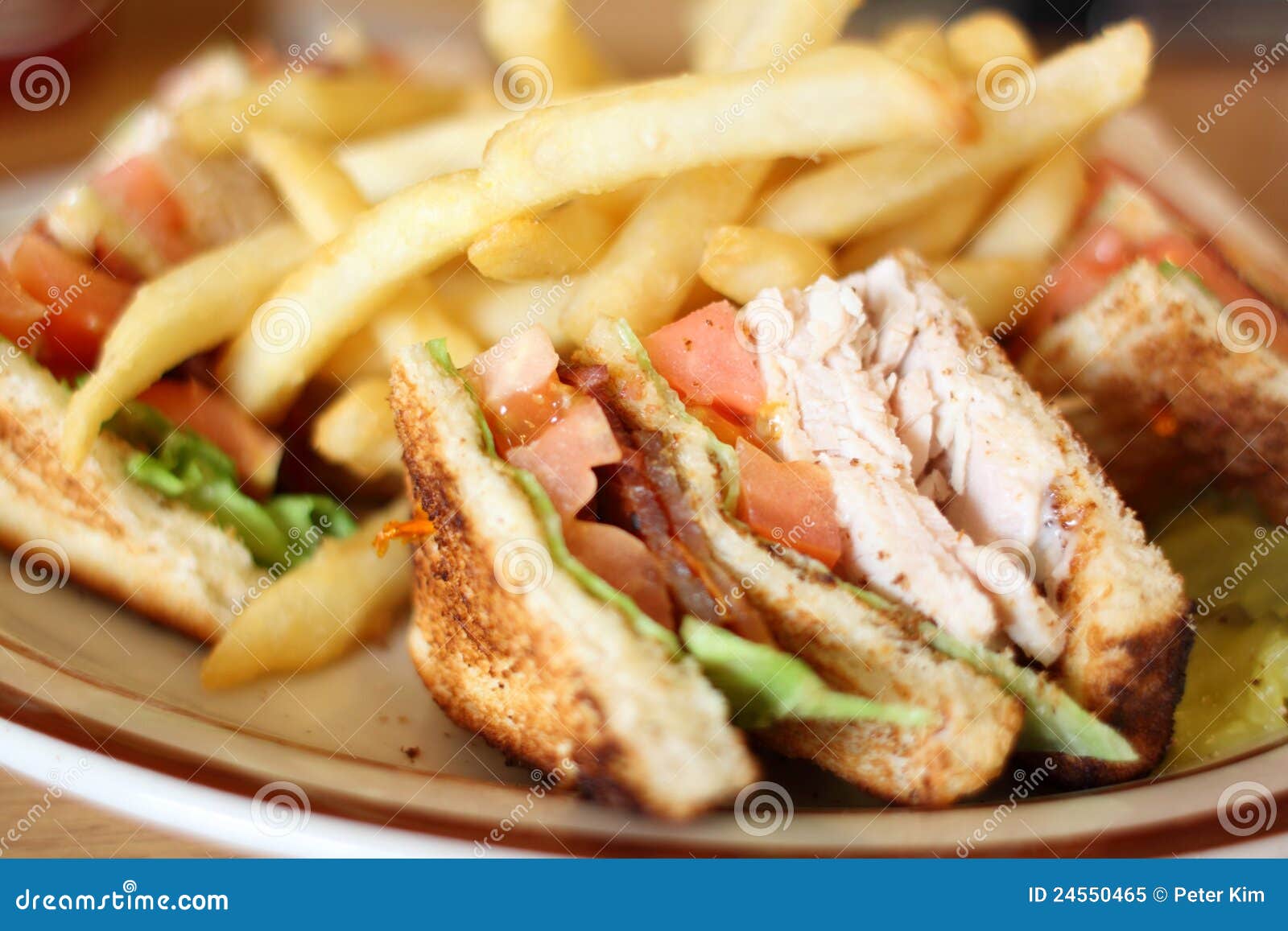 Delicious club sandwich stock image. Image of club, sandwich - 24550465