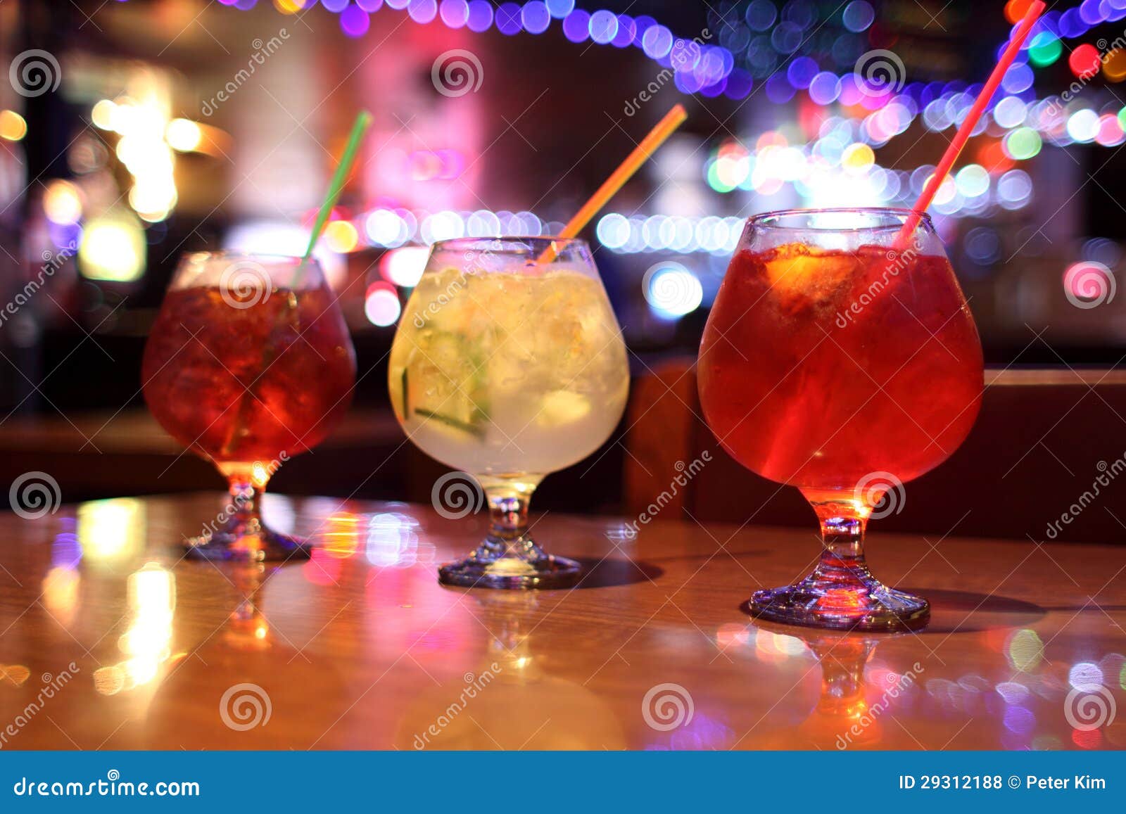 Delicious cocktails stock photo. Image of alcohol, lights - 29312188