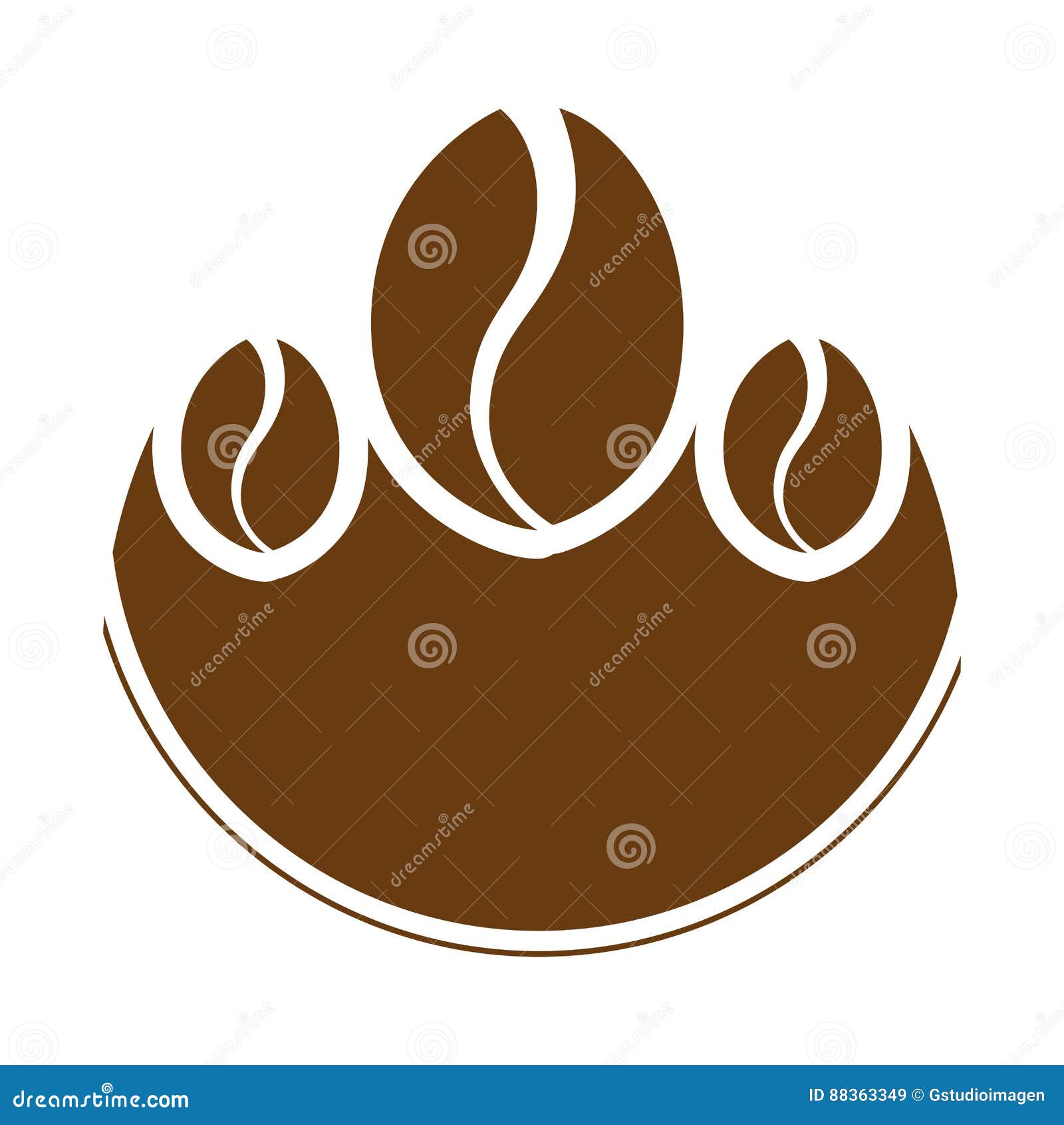 Delicious Coffee Seeds Icon Stock Vector - Illustration of concept ...
