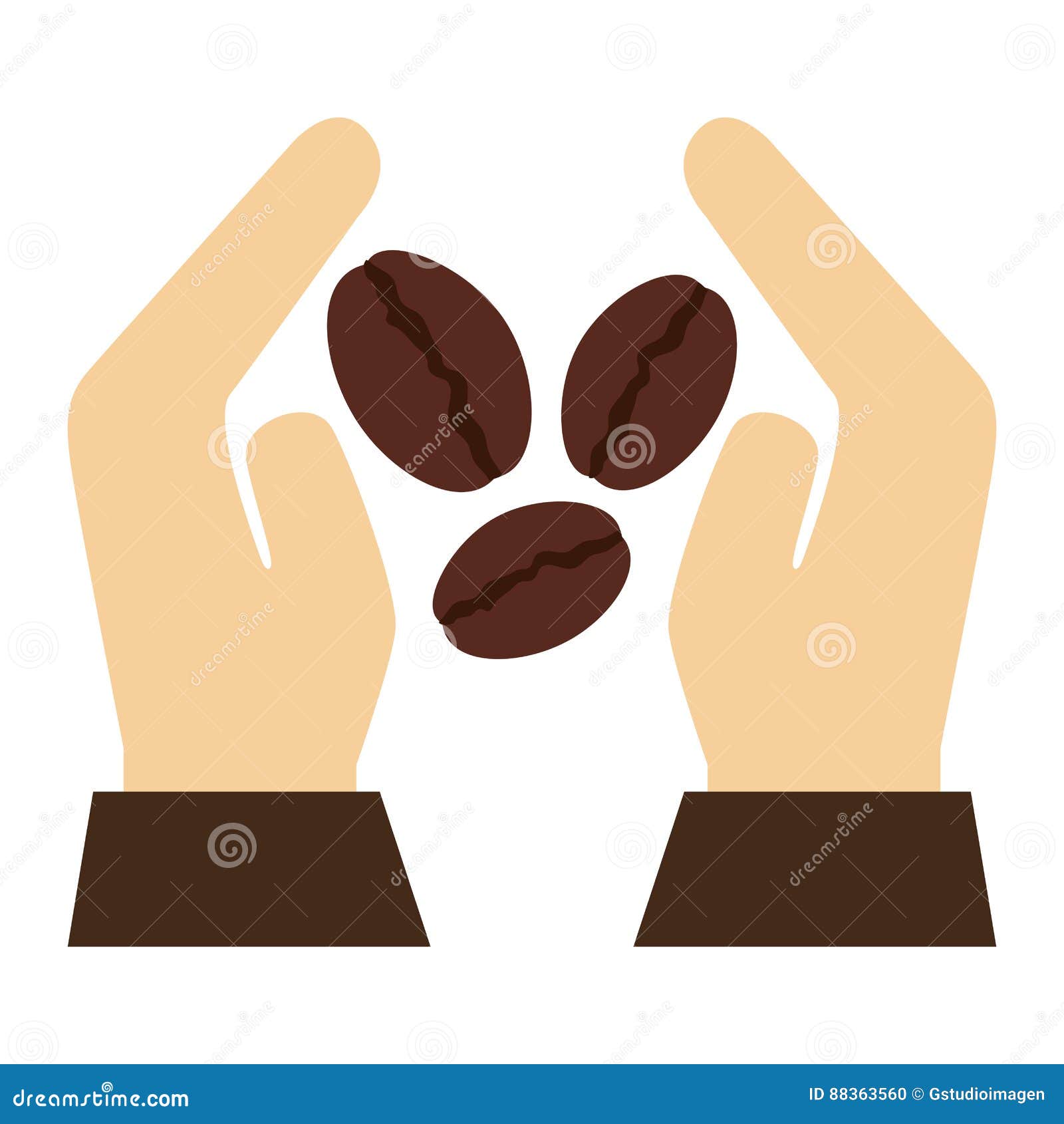 Delicious Coffee Seeds Icon Stock Vector - Illustration of graphic ...