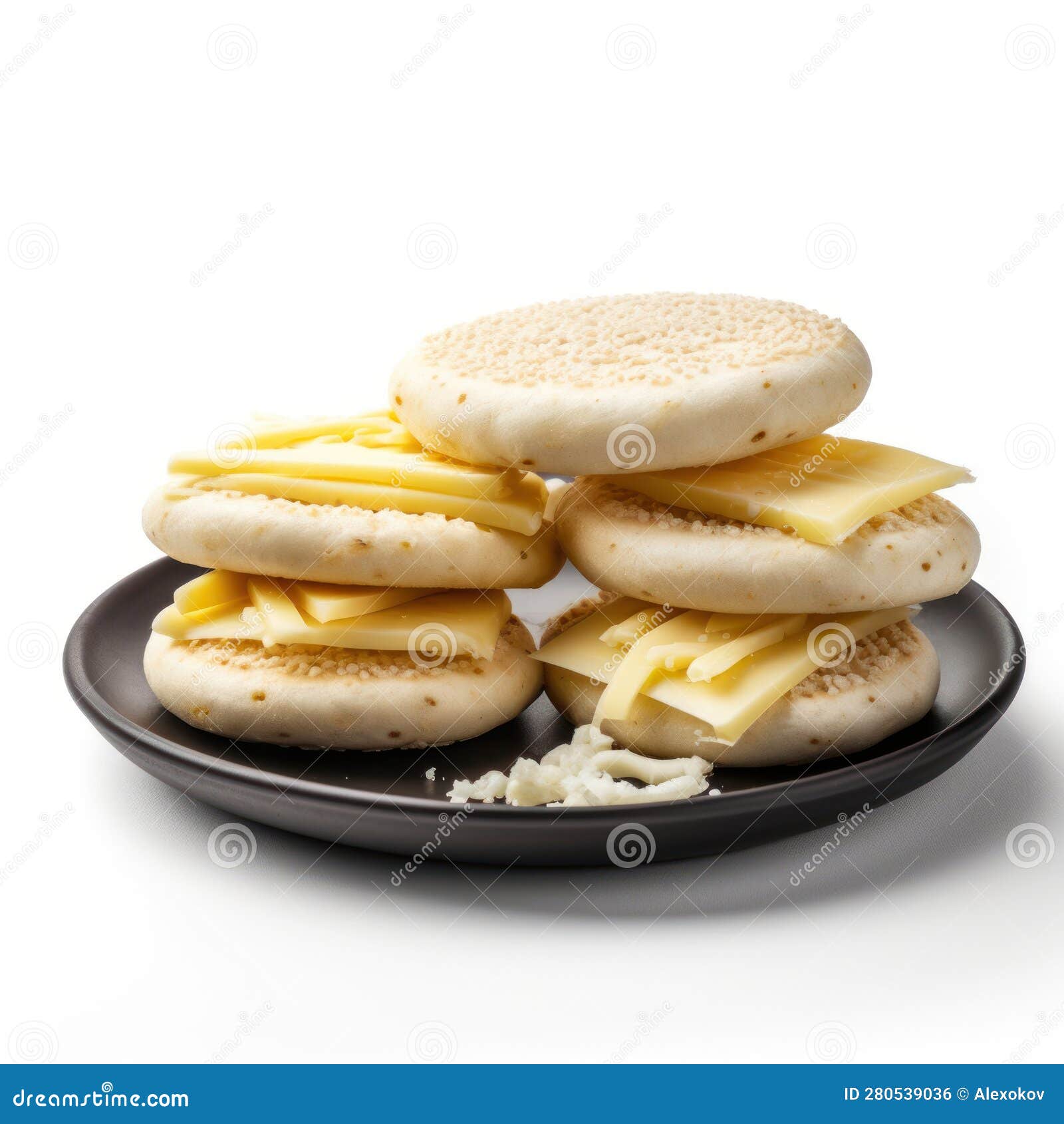 Delicious Colombian Arepas with Cheese on a Plate High Resolution Image ...