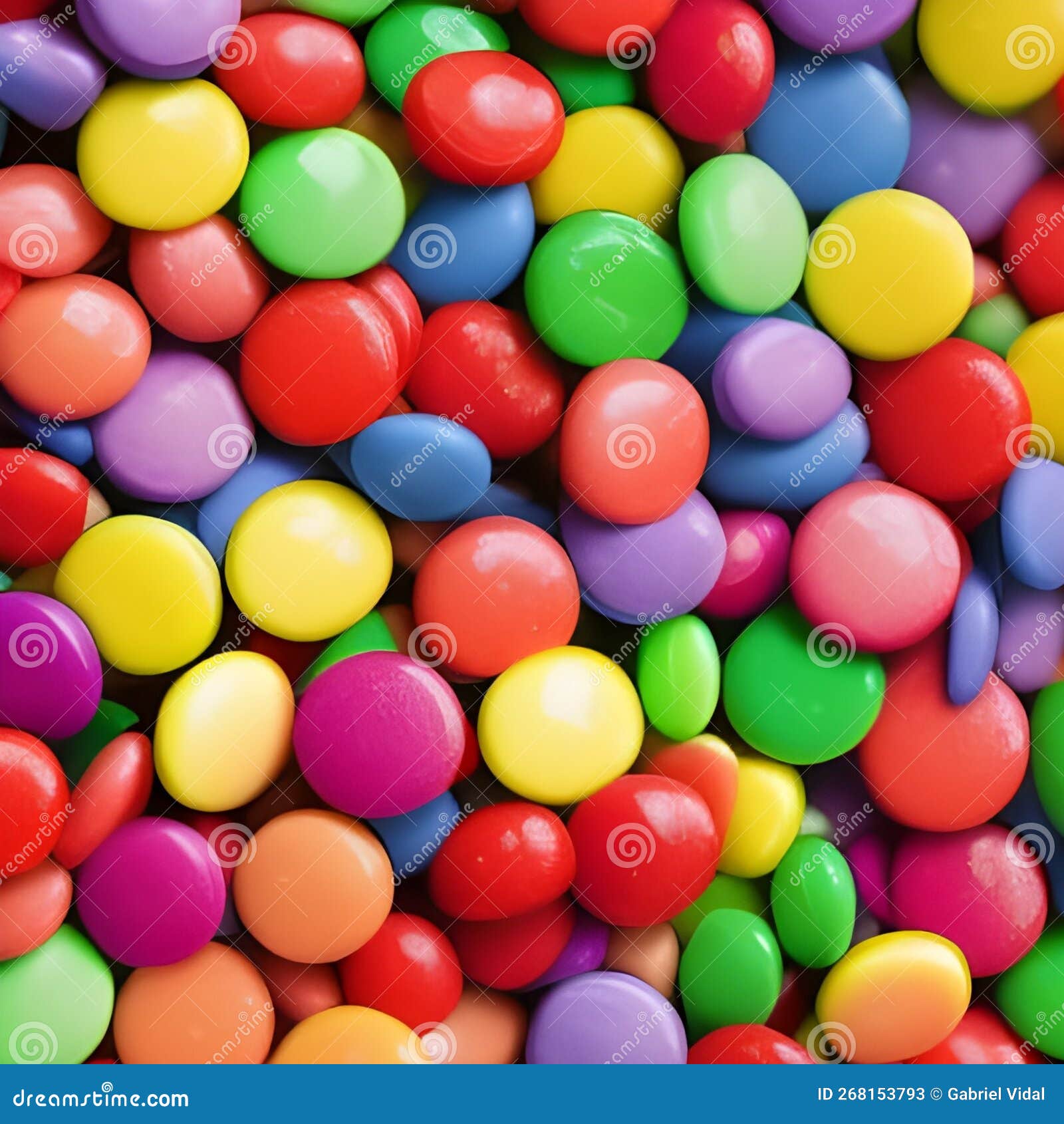 Colorful Candies Created Using Generative AI Stock Illustration ...