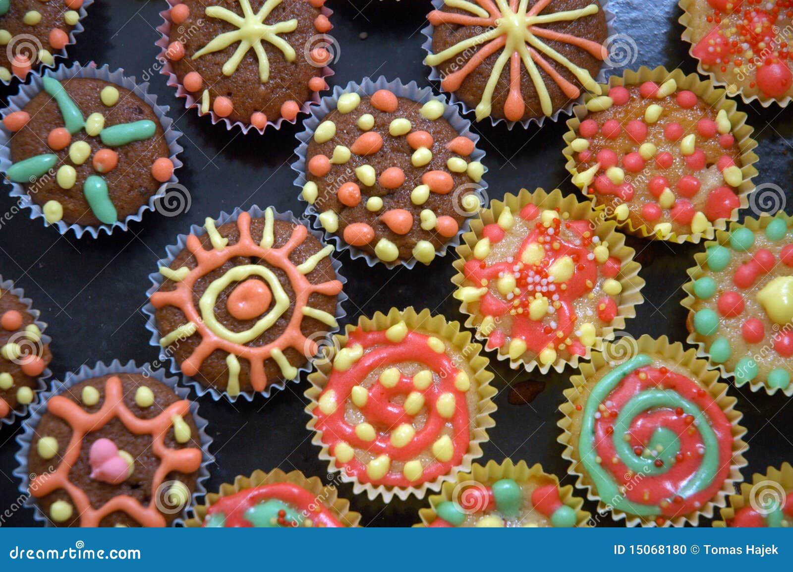 Delicious colorful sweets stock photo. Image of confection - 15068180