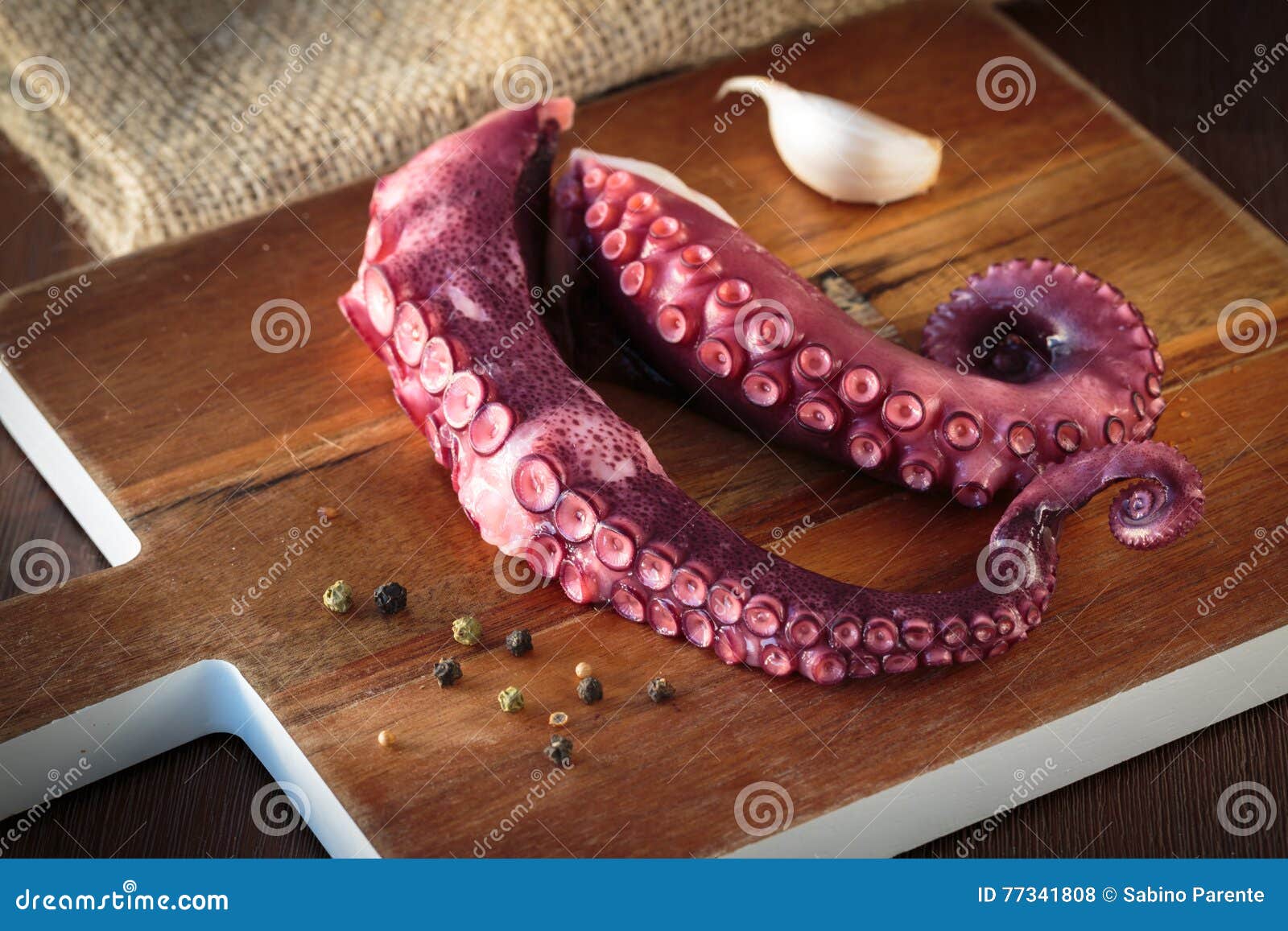 Delicious coocked Octopus stock photo. Image of tentacle - 77341808
