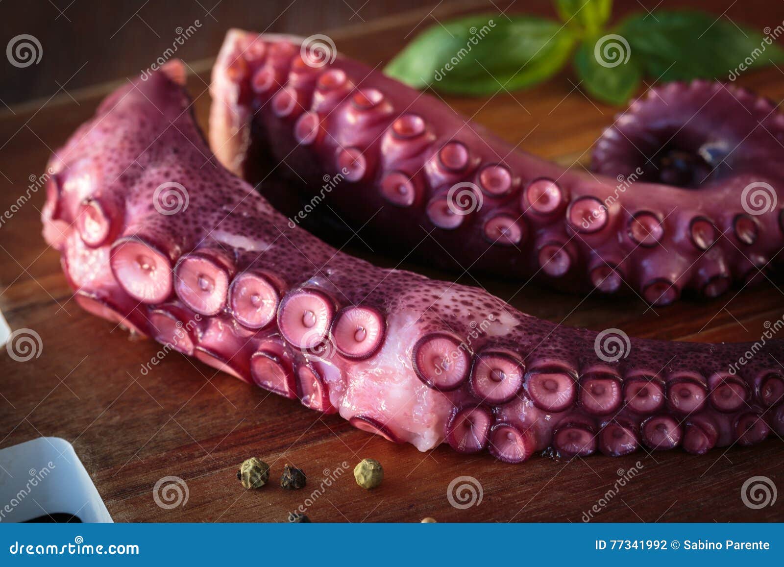 Delicious coocked Octopus stock photo. Image of cuisine - 77341992