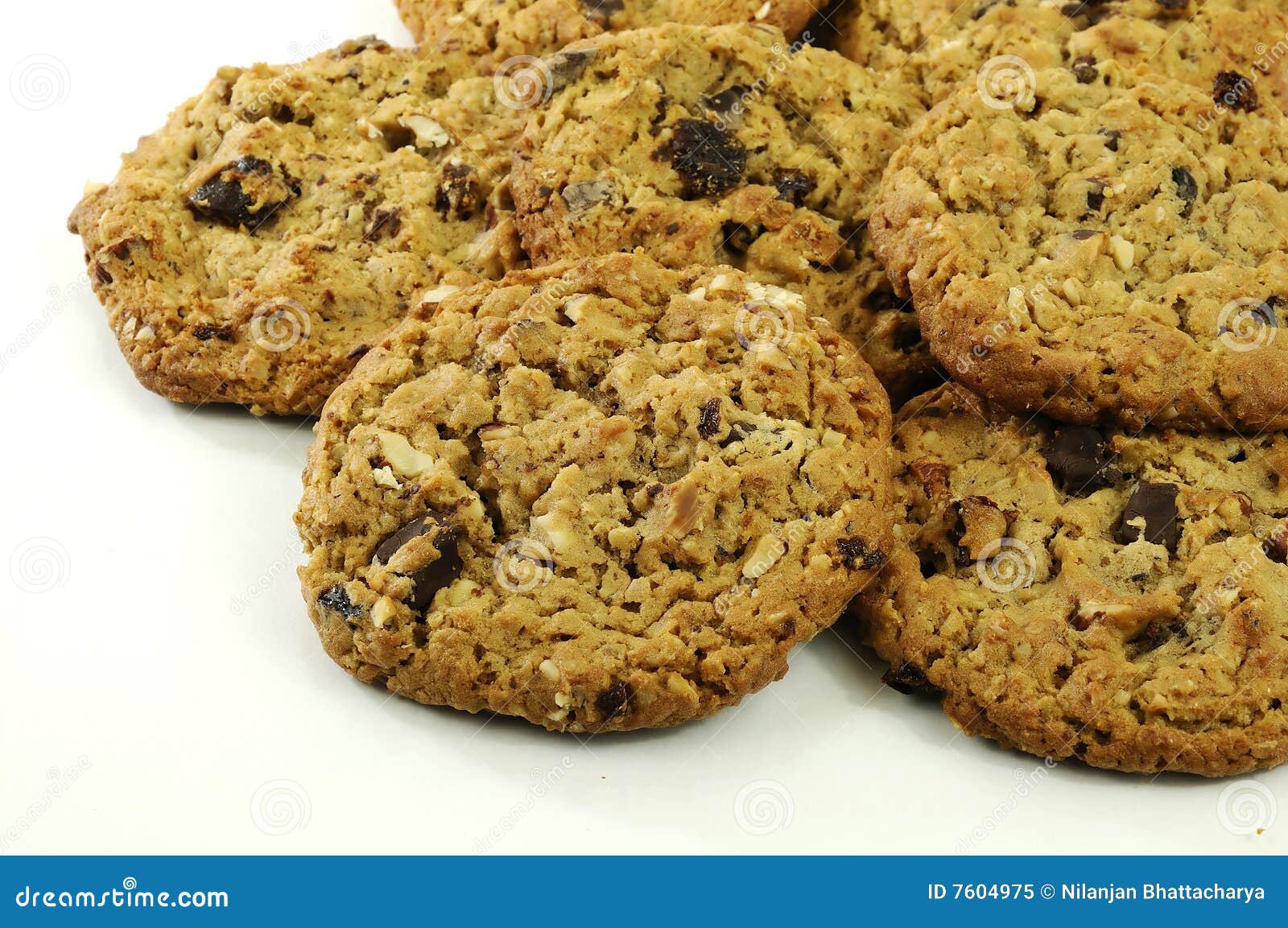 Delicious cookies stock image. Image of breakfast, chocolate - 7604975