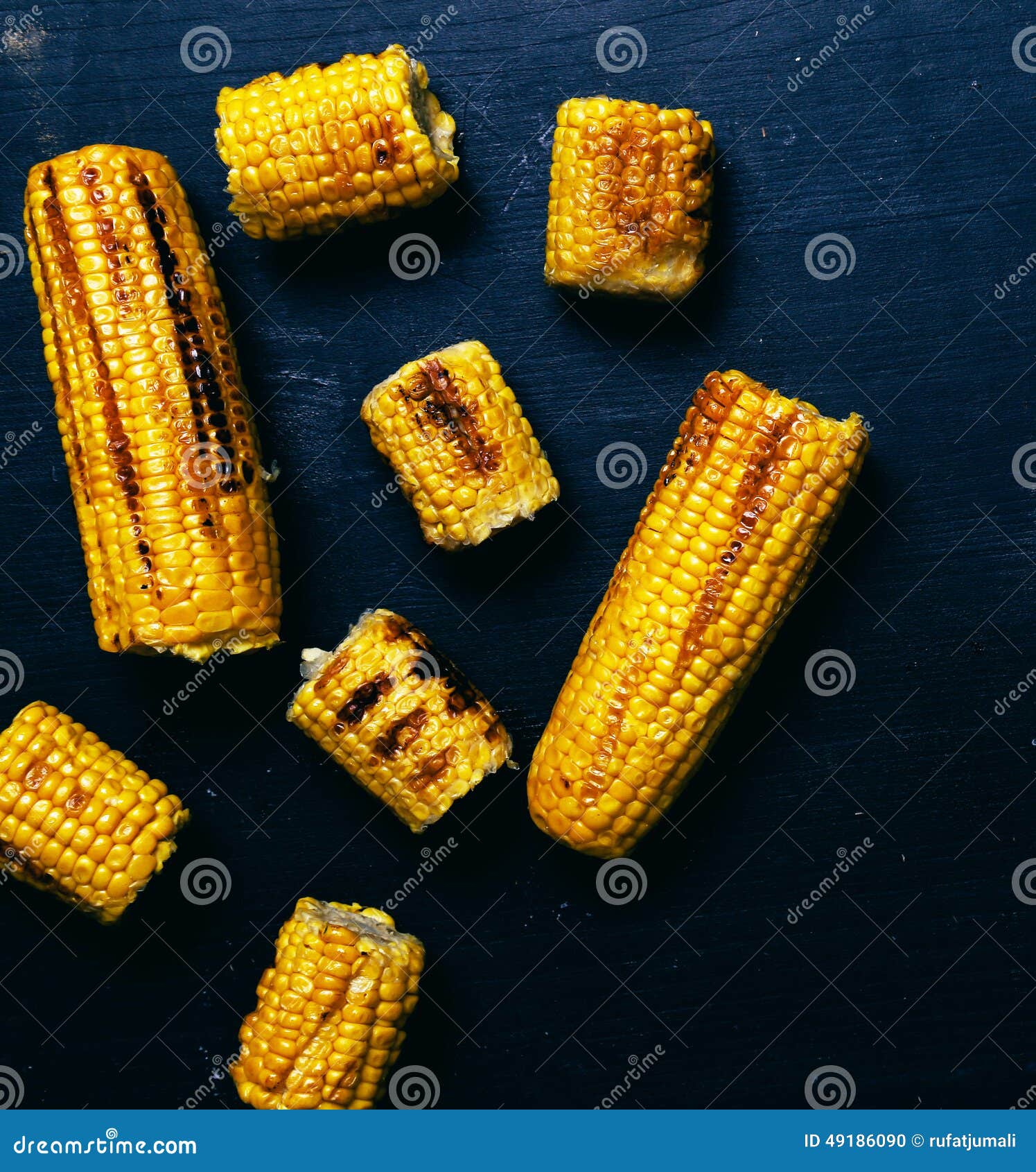 Delicious corn stock photo. Image of black, golden, restaurant - 49186090