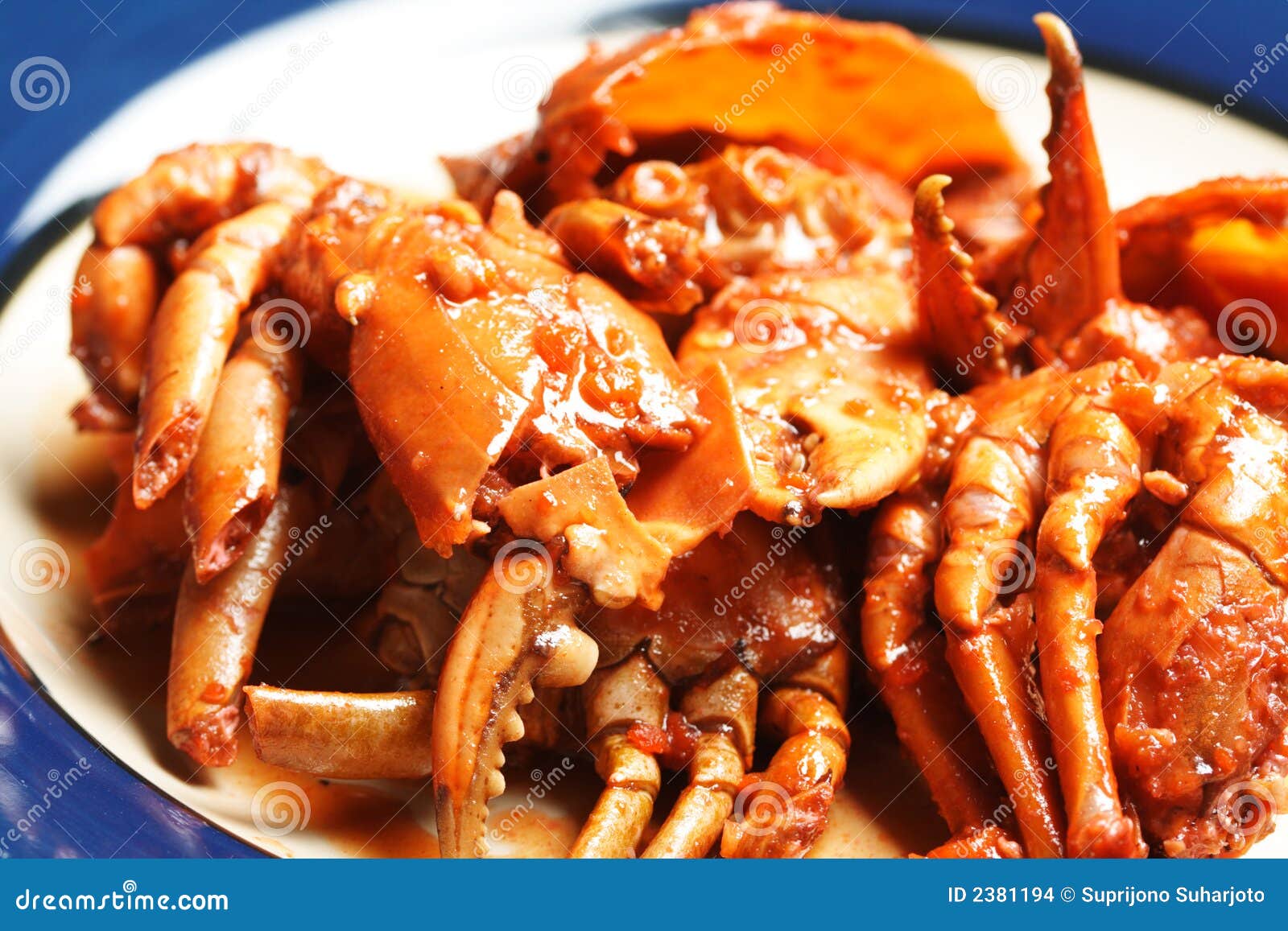 Delicious crabs stock photo. Image of sauce, seafood, plate - 2381194