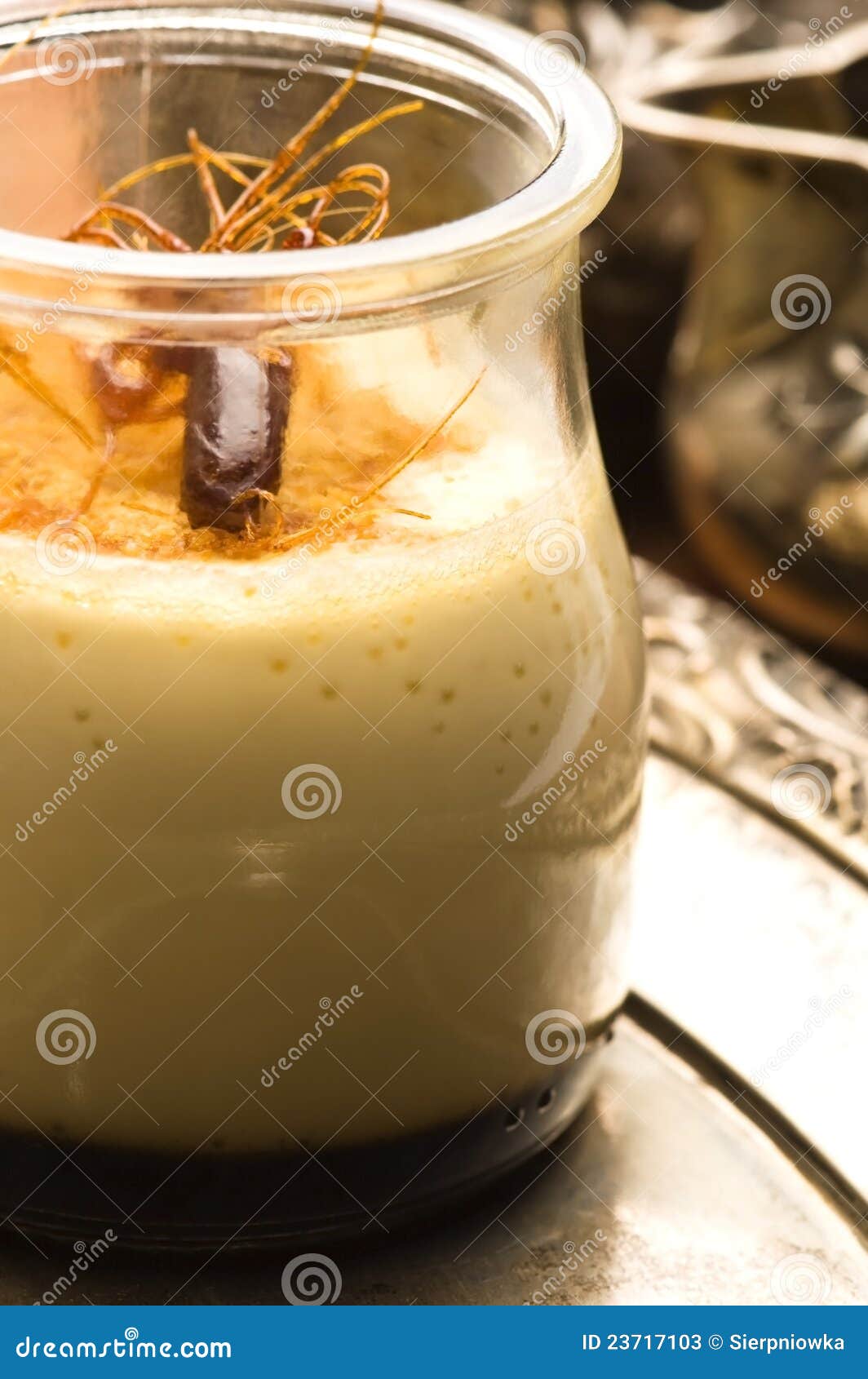 Delicious Creme Caramel Dessert Stock Image - Image of creme, orange ...