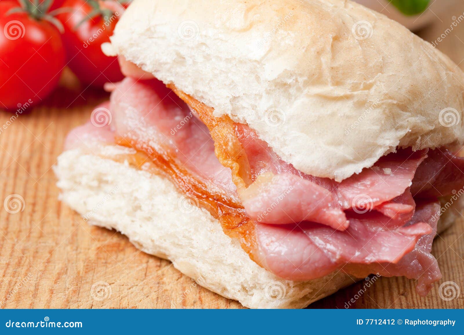 Delicious Crispy Bacon Sandwich Stock Photo - Image of cooking ...
