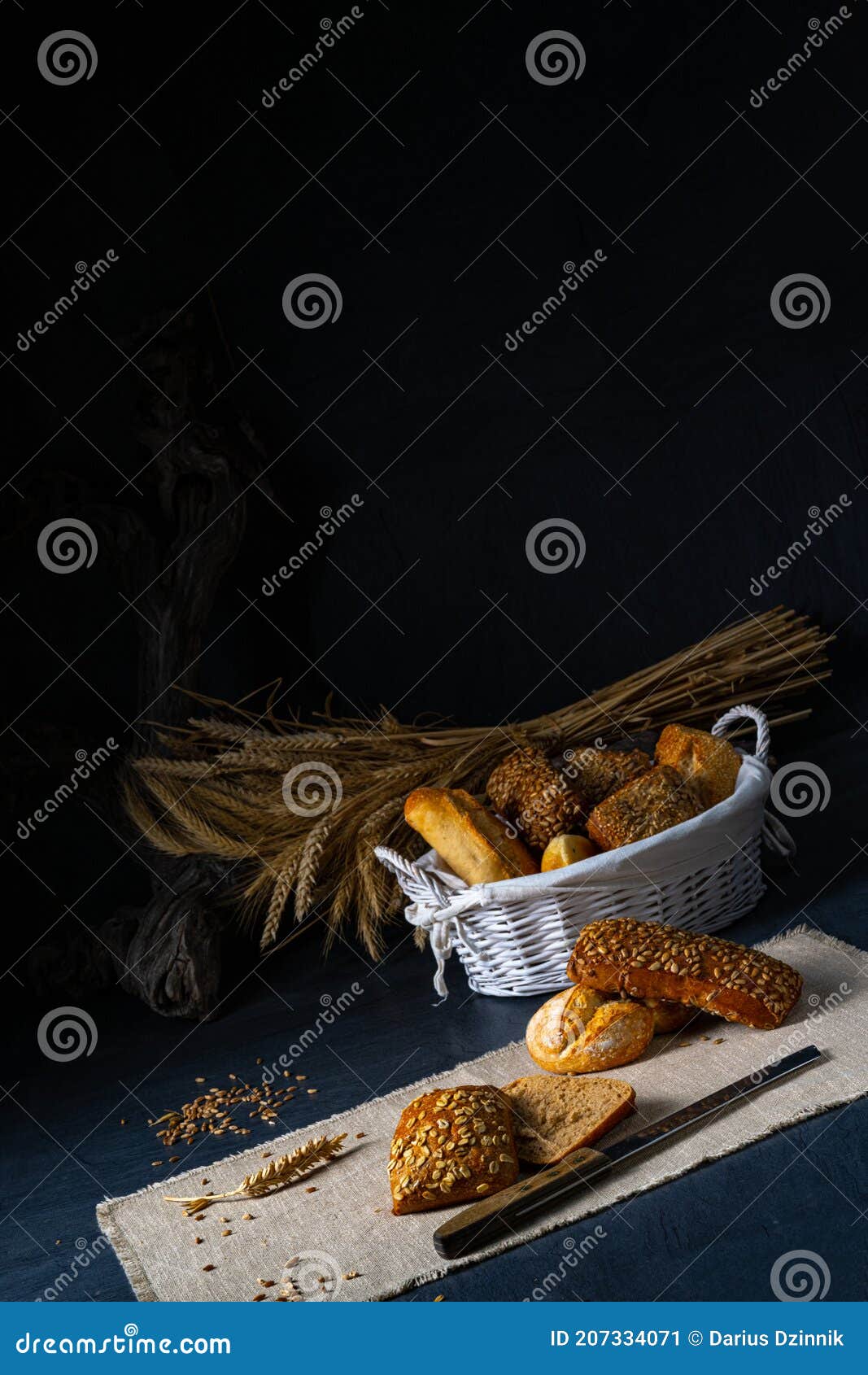 Delicious and Crispy Breakfast Rolls Stock Image - Image of crusty ...