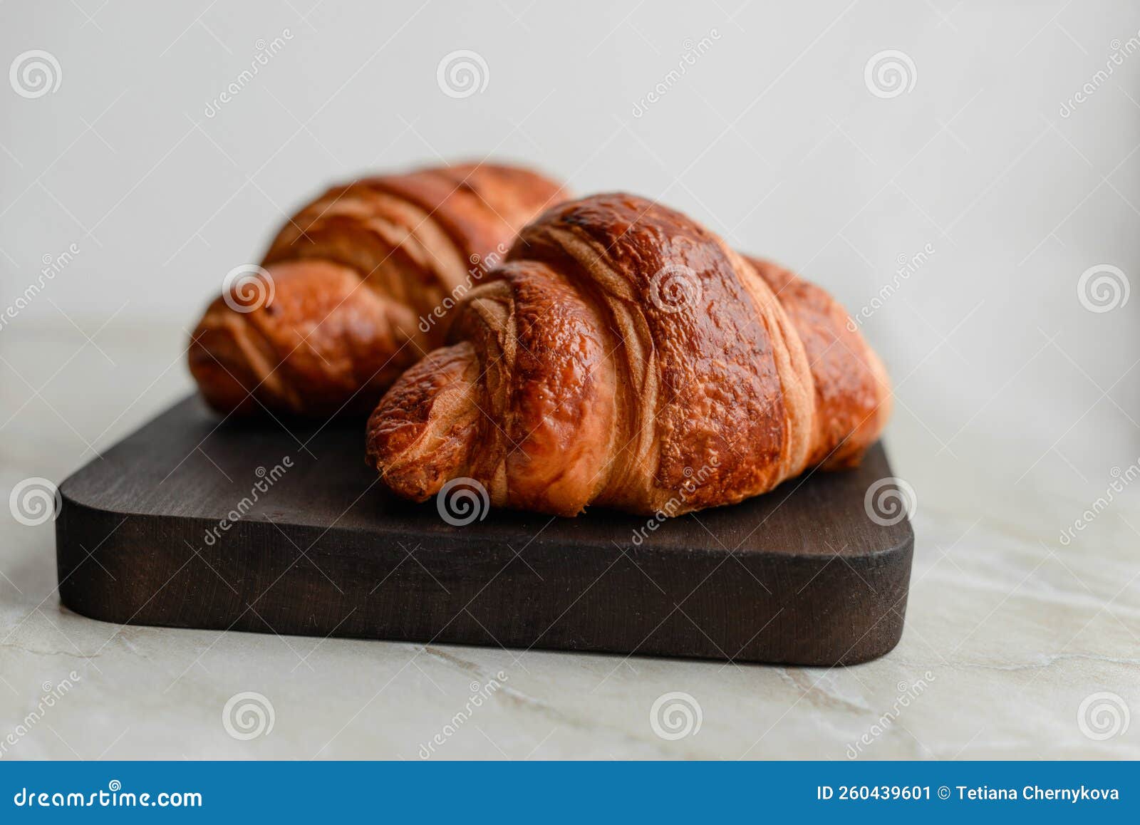 Delicious Crispy Croissant with Chocolate with a Cup of Invigorating ...