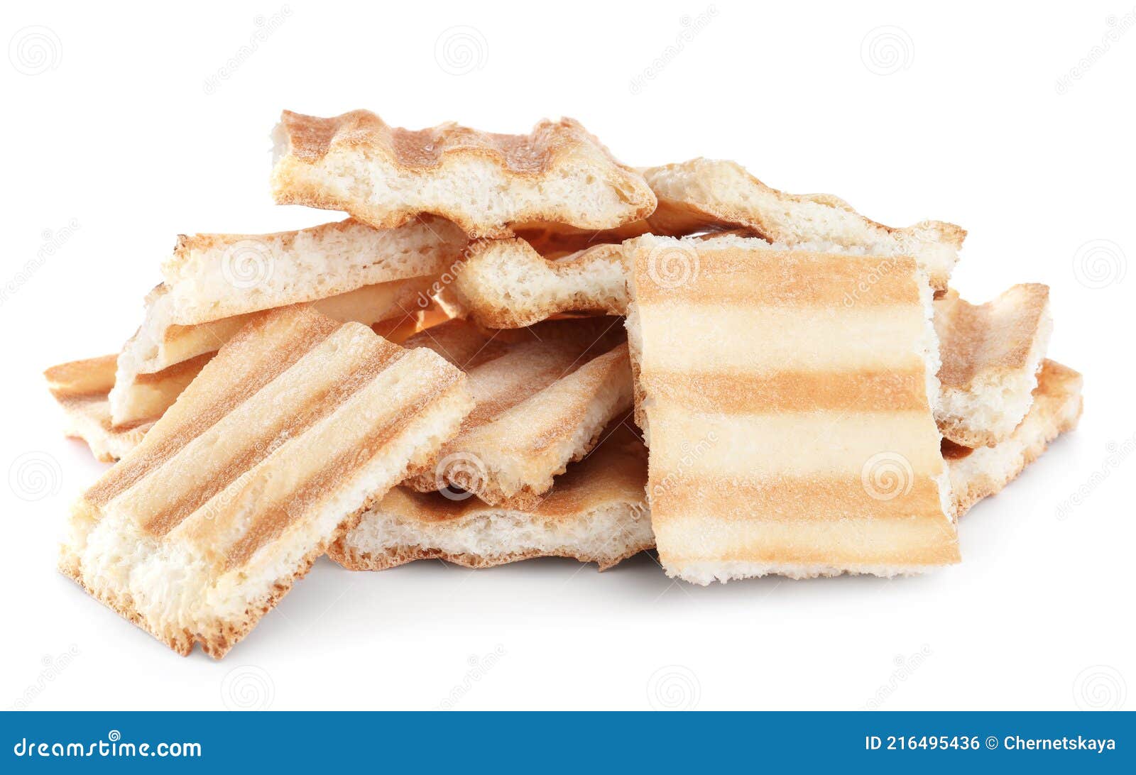 Delicious Crispy Pita Chips on White Background Stock Photo - Image of ...