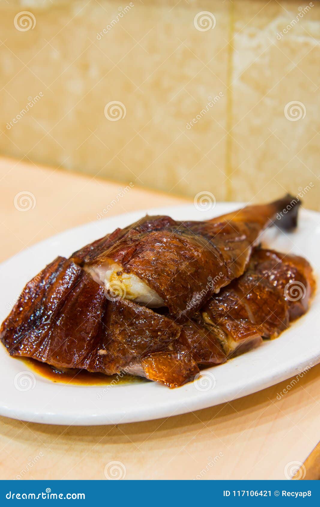 Delicious Crispy Pecking Duck Stock Image - Image of dish, italian ...