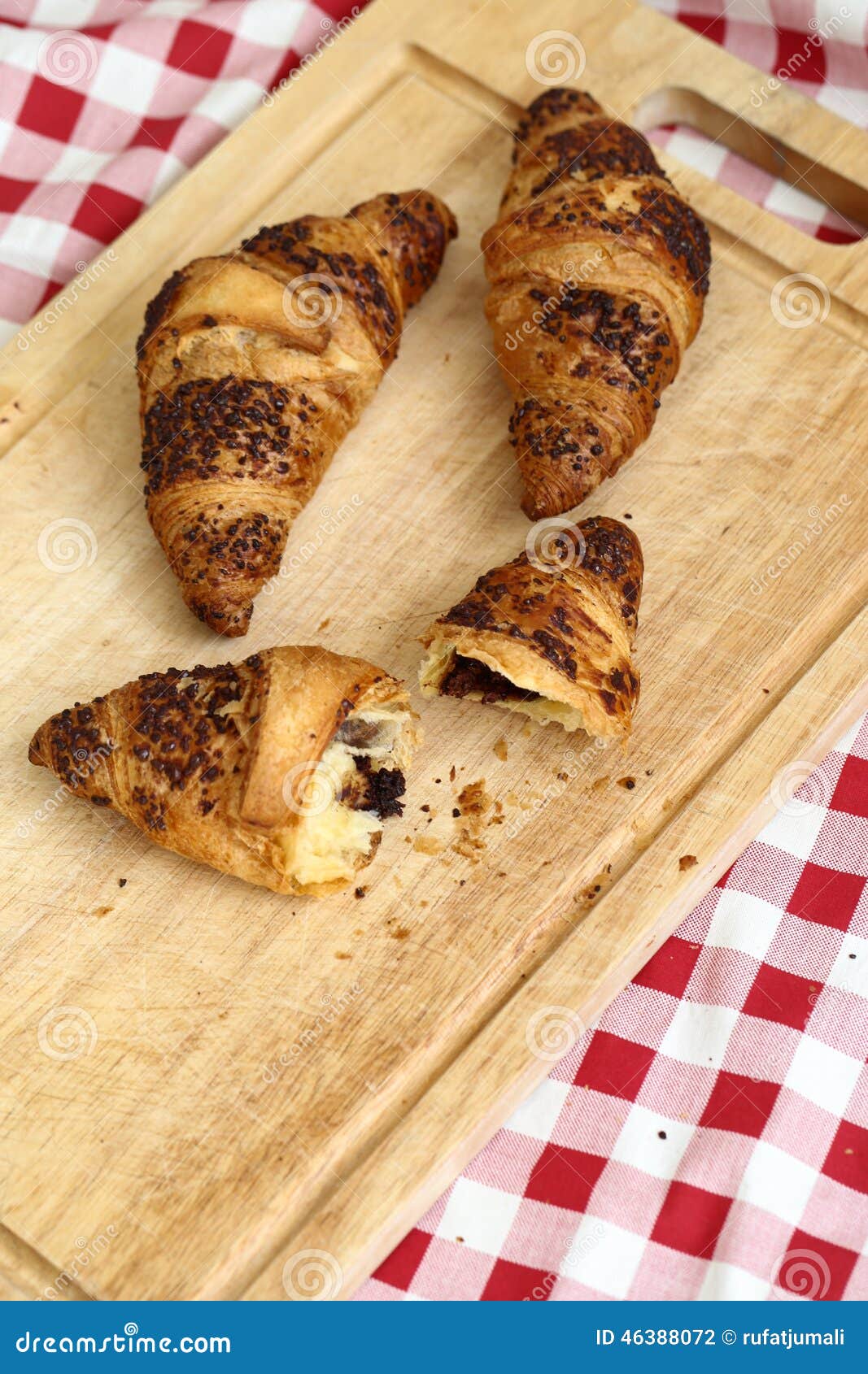 Delicious croissant stock photo. Image of fresh, bake - 46388072
