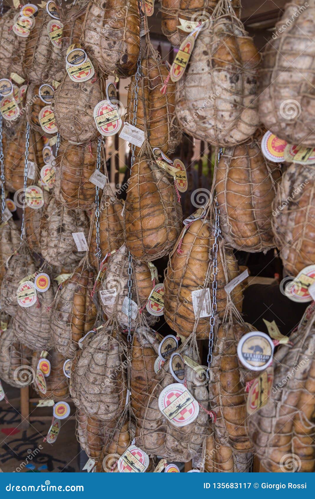 Delicious Culatello In The Hands Of The Butcher Royalty-Free Stock ...