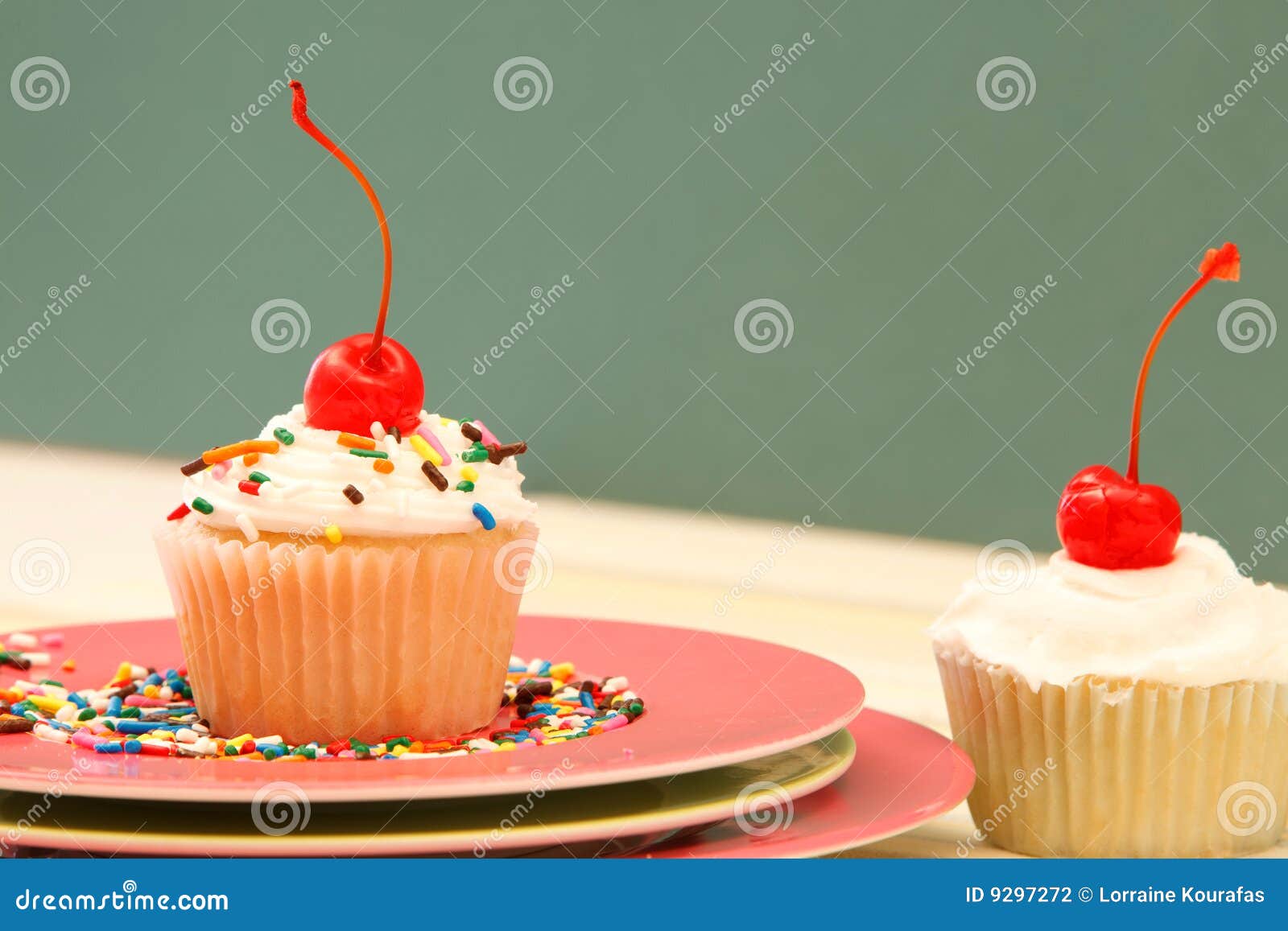 Delicious Cupcake stock photo. Image of wrapper, dessert - 9297272