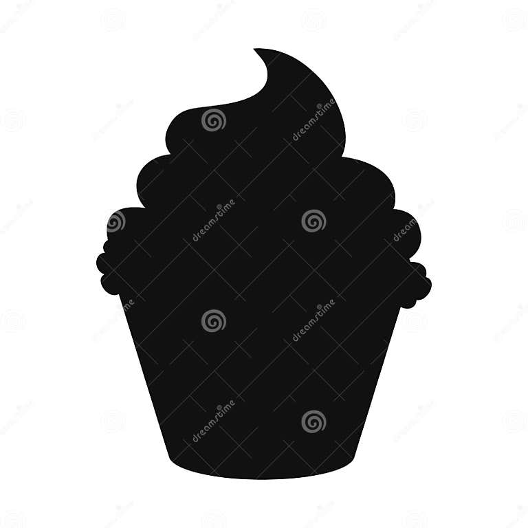 Delicious Cupcake Dessert Stock Vector Illustration Of Taste 81681771
