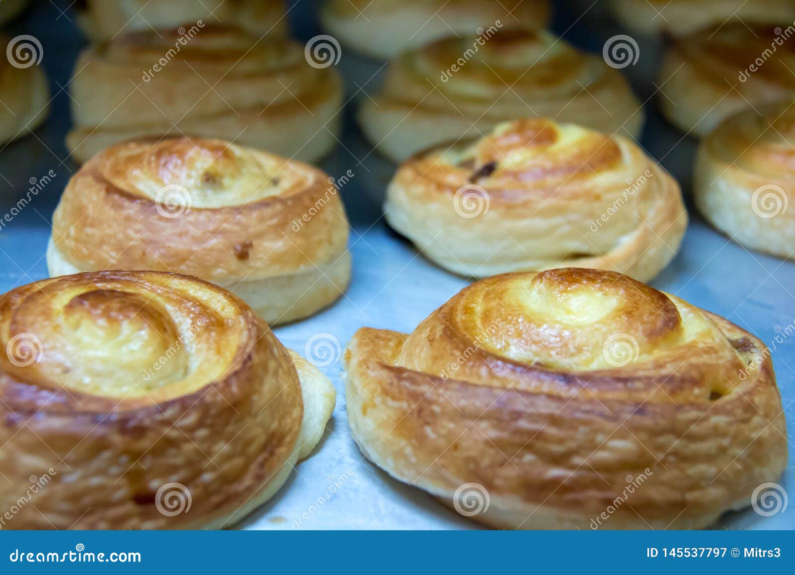 Delicious Danish Pastry Dessert for Breakfast Stock Image - Image of ...