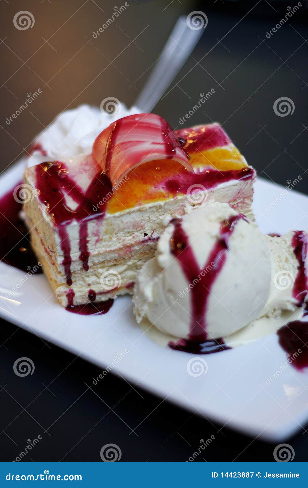 Delicious dessert stock image. Image of dessert, piece - 14423887