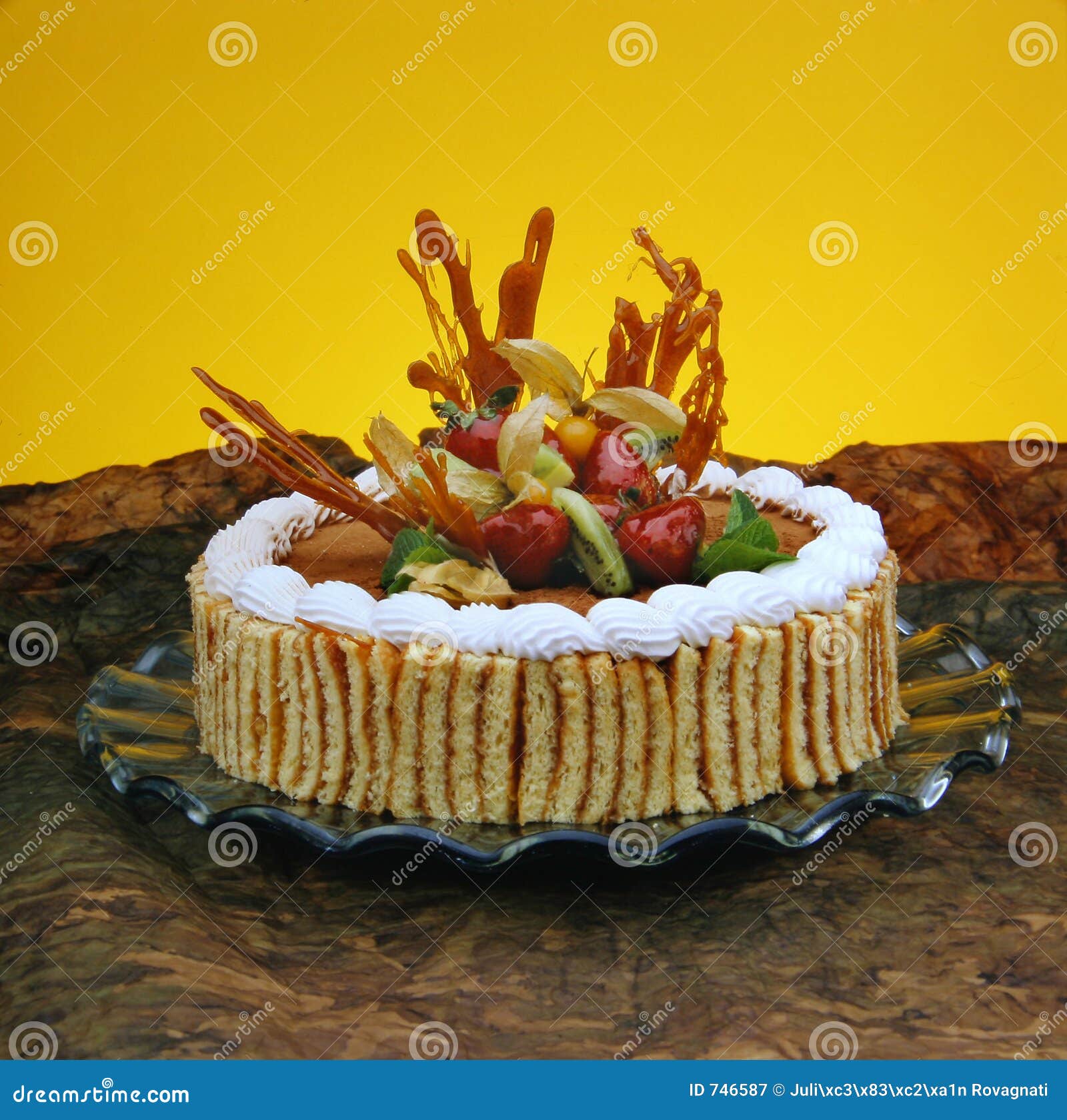 Delicious dessert cake stock image. Image of table, delicious - 746587