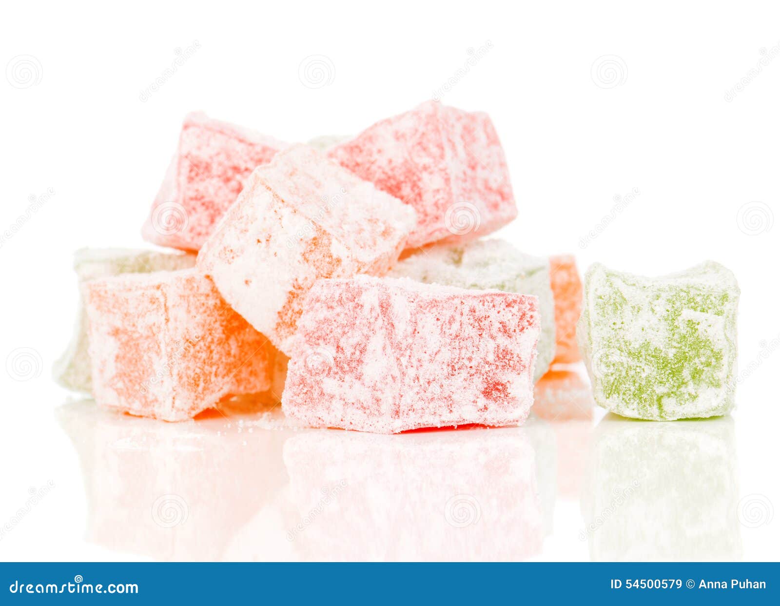 Delicious Dessert Turkish Delight Stock Image - Image of sweet ...