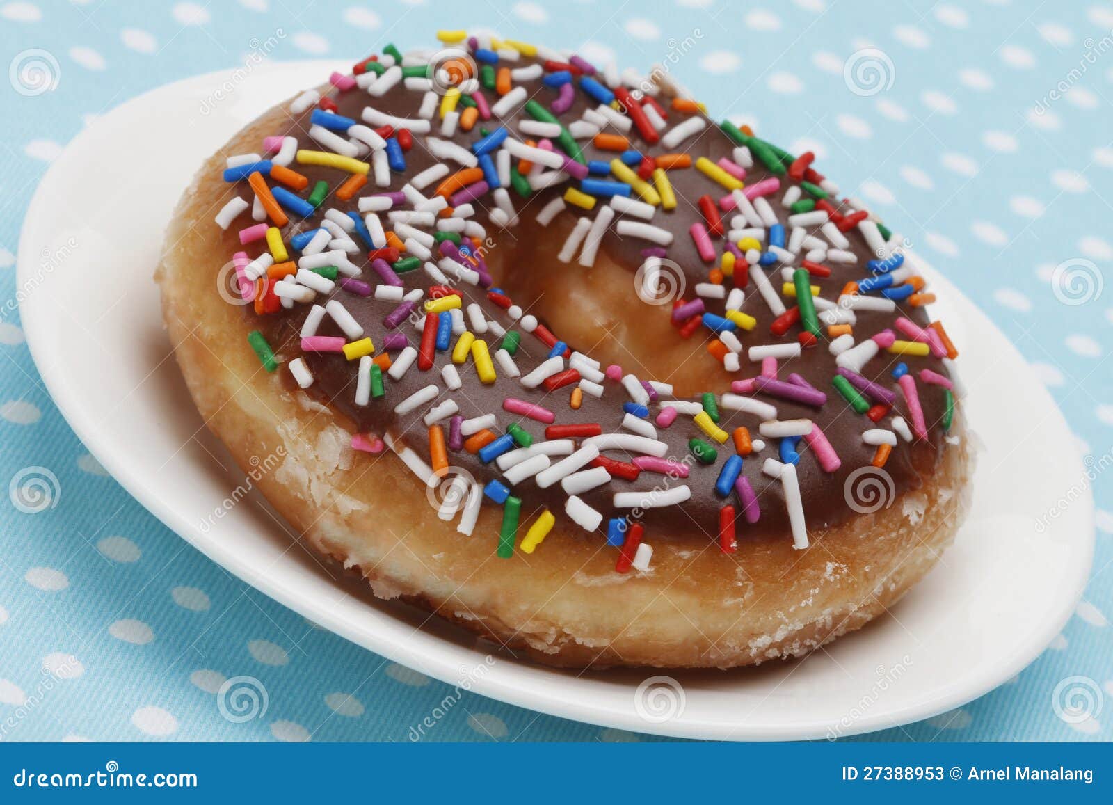 Delicious Doughnut stock image. Image of snack, junk - 27388953