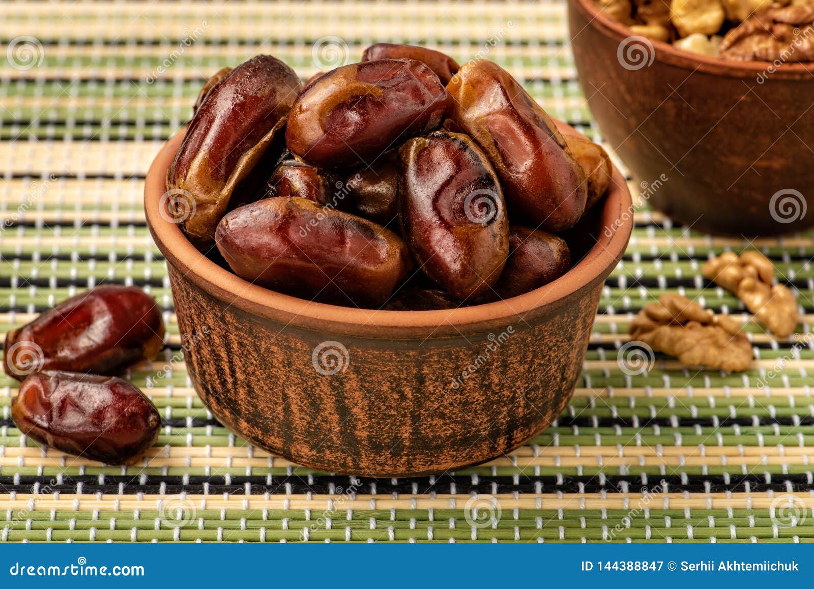 Delicious Dried Dates, a Favorite Dish of Many Gourmets Stock Image ...