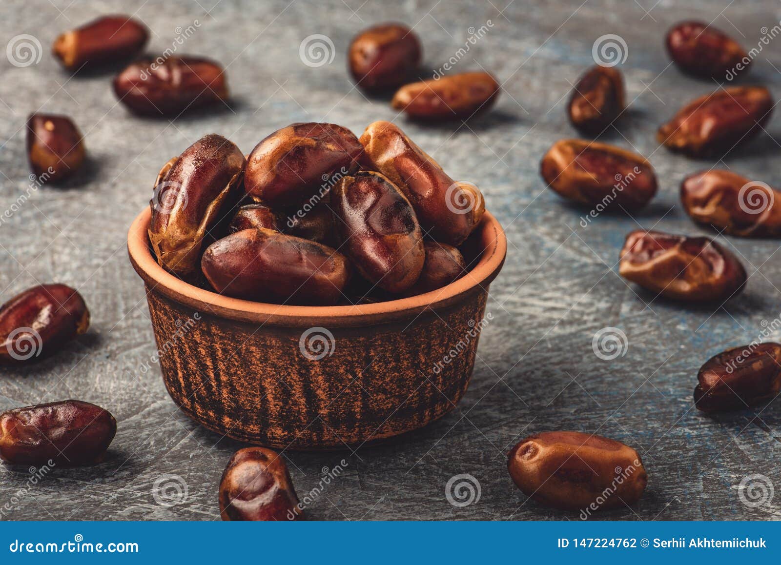 Delicious Dried Dates, a Favorite Dish of Many Gourmets Stock Photo ...