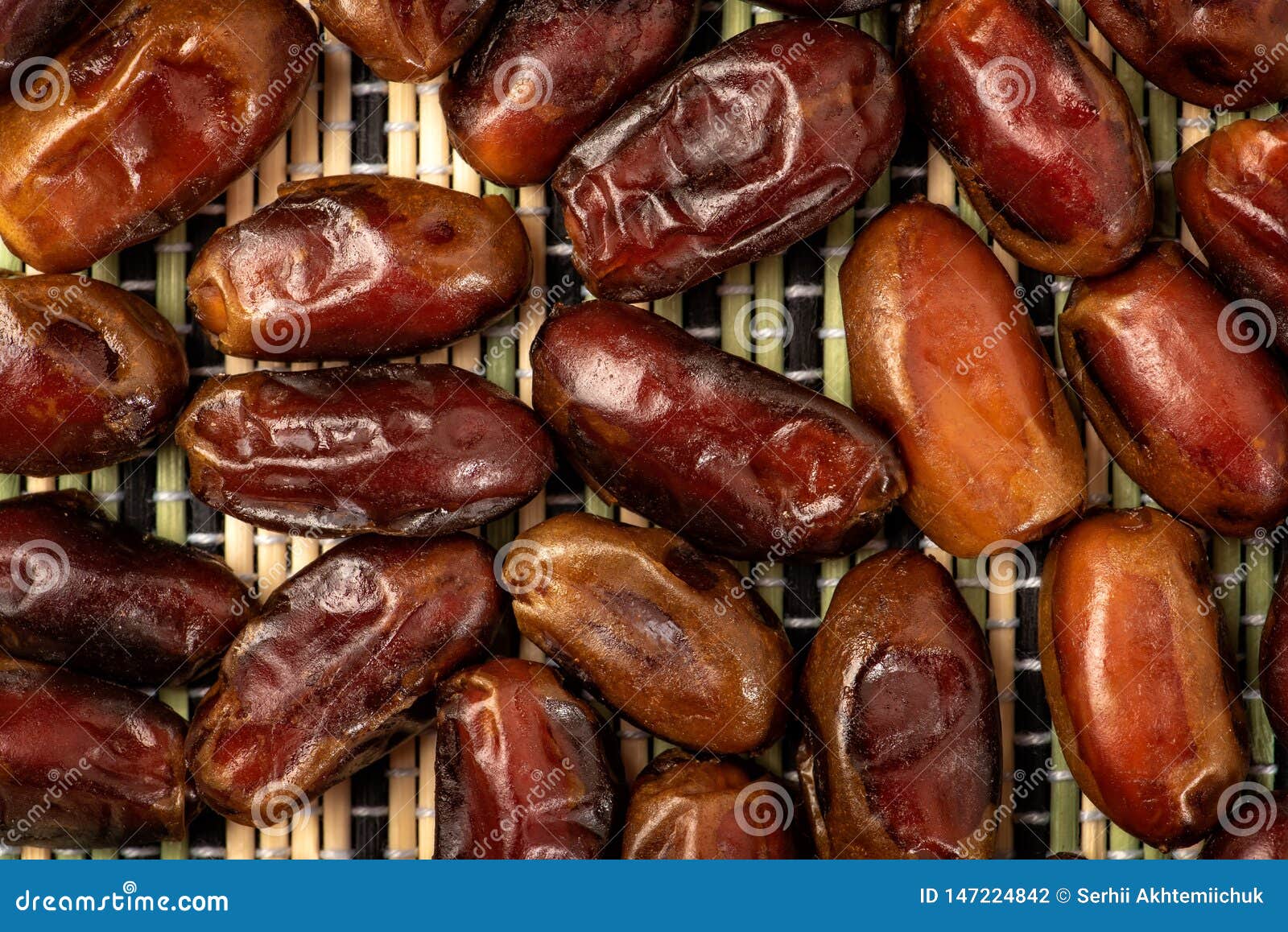 Delicious Dried Dates, a Favorite Dish of Many Gourmets Stock Photo ...