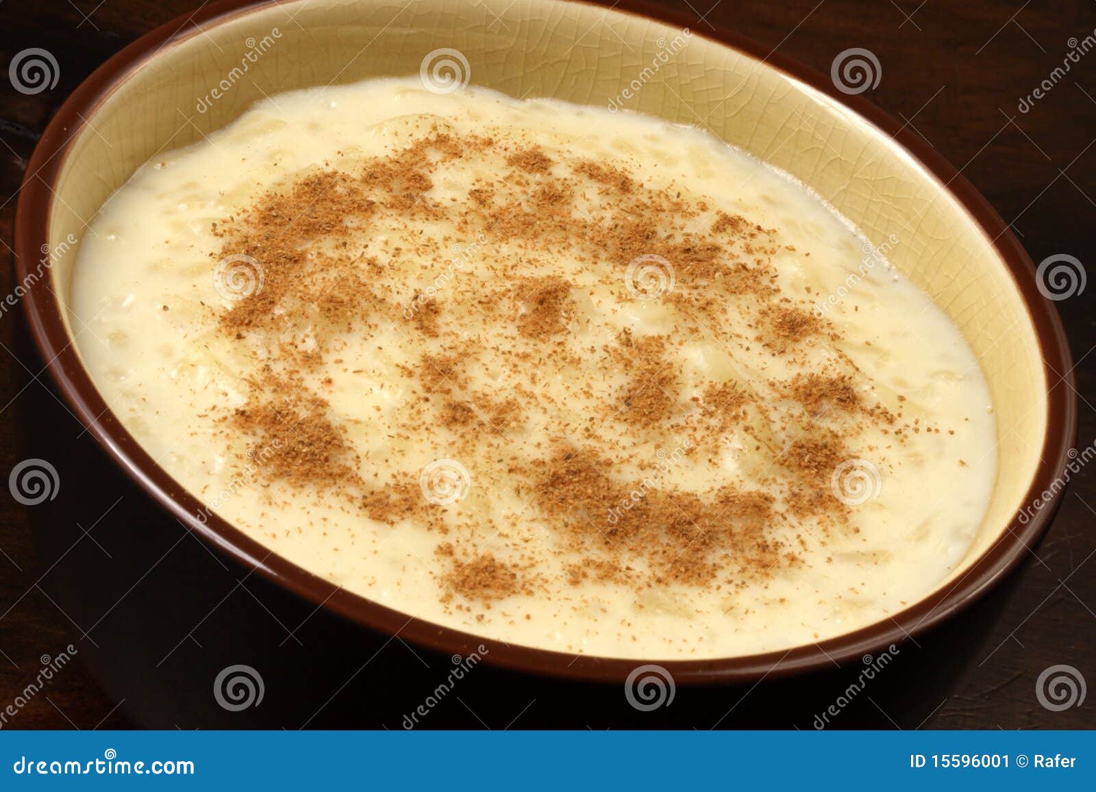 Delicious Fancy Rice Pudding Stock Image - Image of cereal, food: 15596001