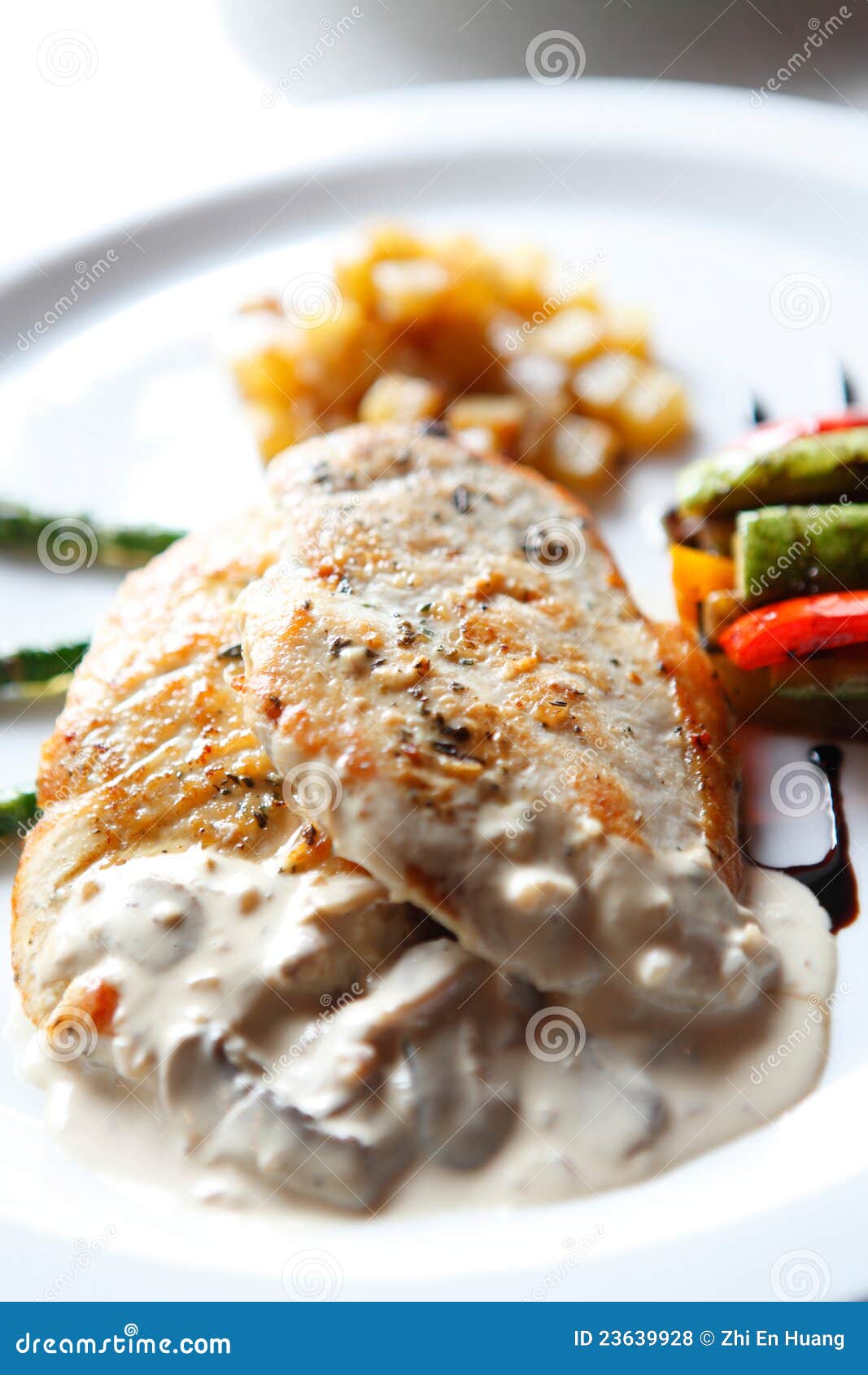 Delicious fish stock photo. Image of sauce, lunch, yellow - 23639928