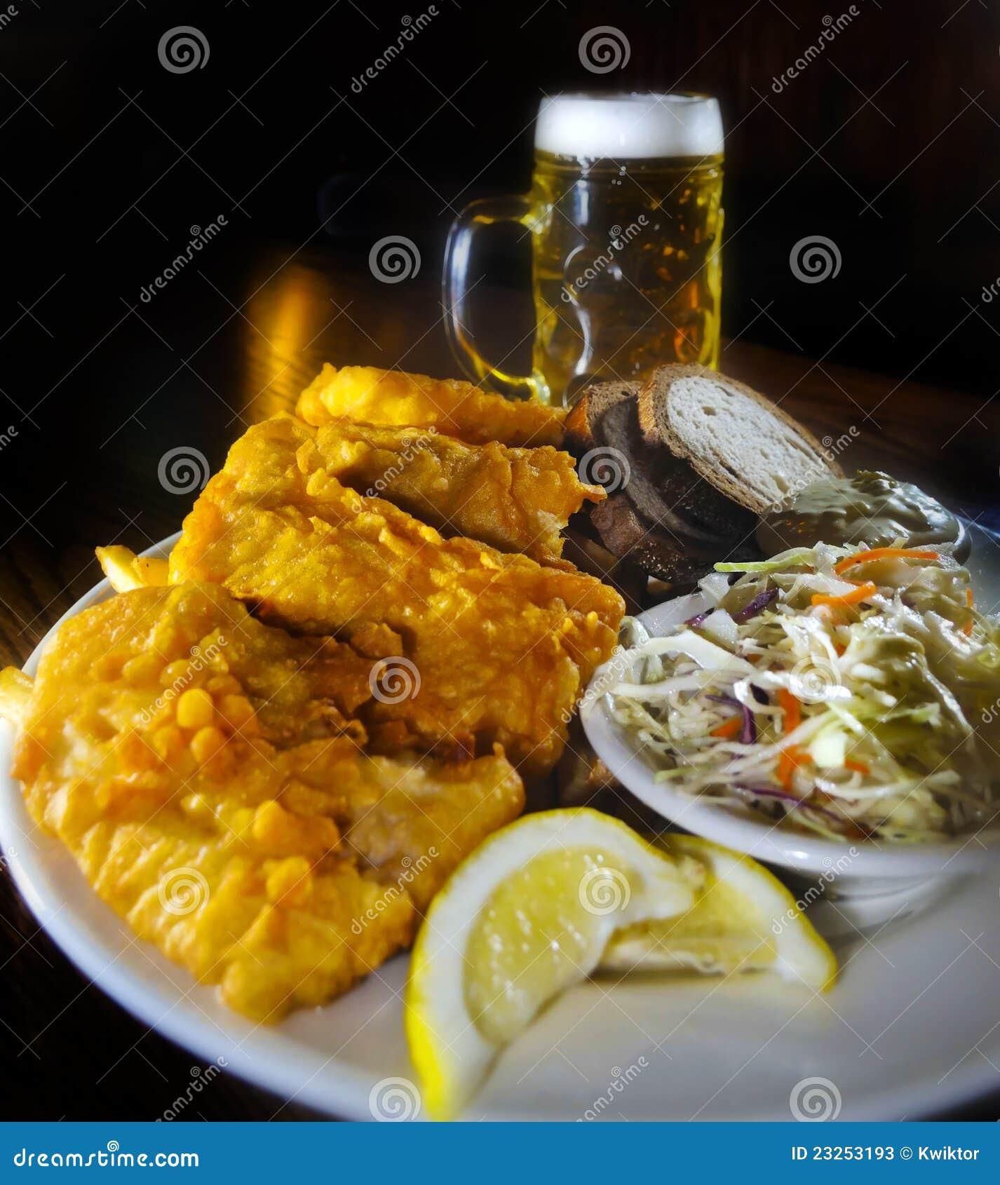 Delicious fish dish stock image. Image of fast, meal - 23253193