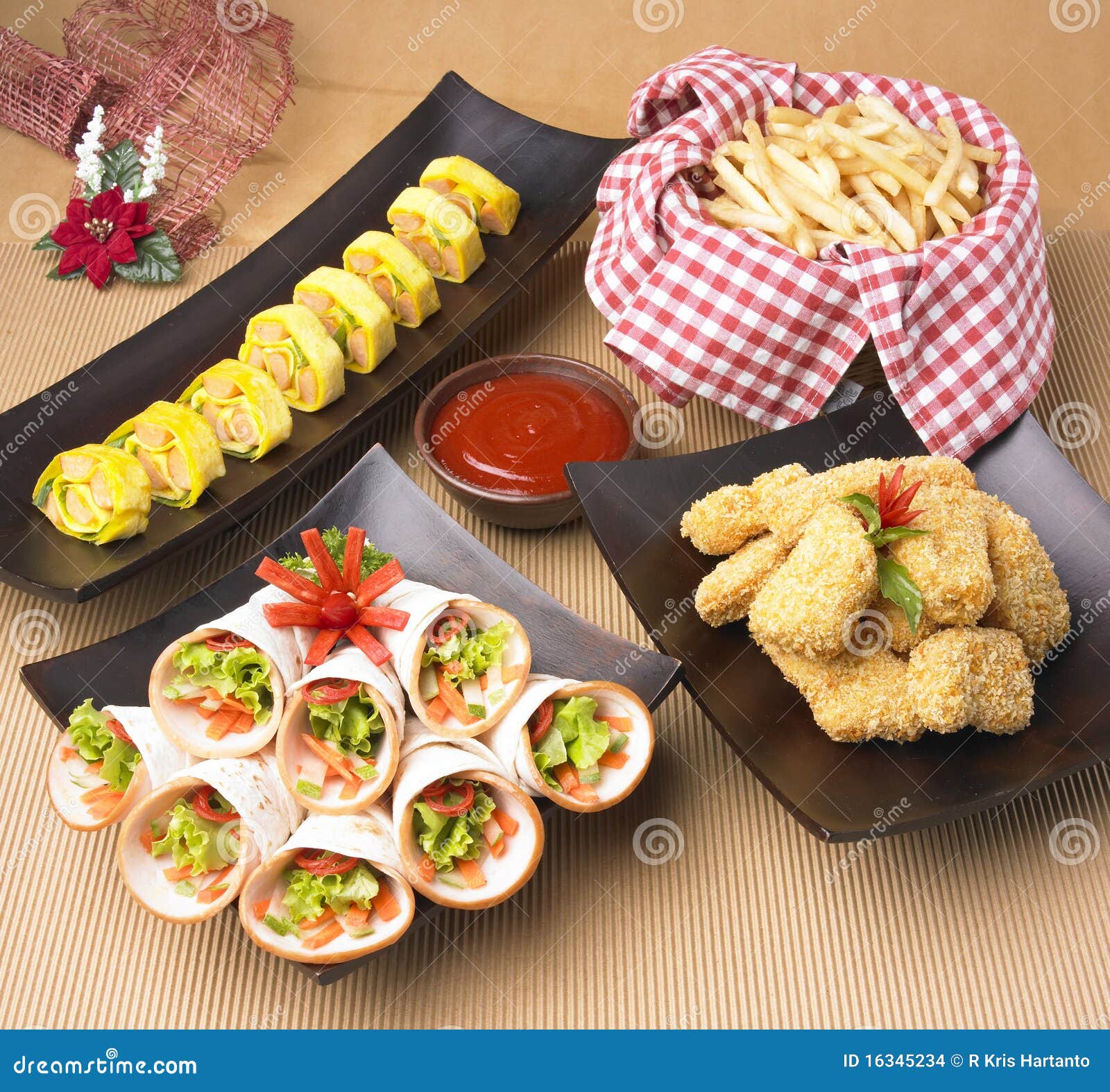 Delicious Food stock photo. Image of table, cuisine, roll - 16345234