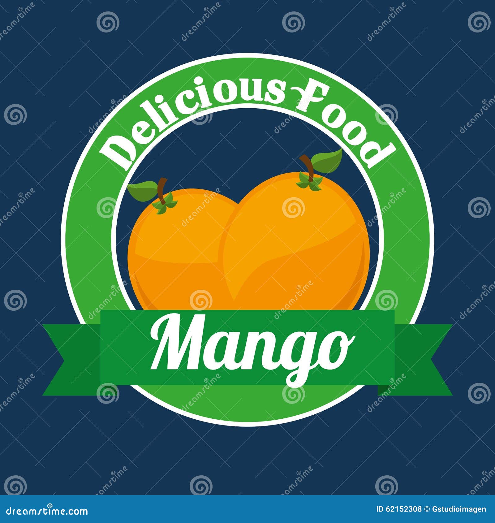 Delicious food design stock vector. Illustration of fruits - 62152308