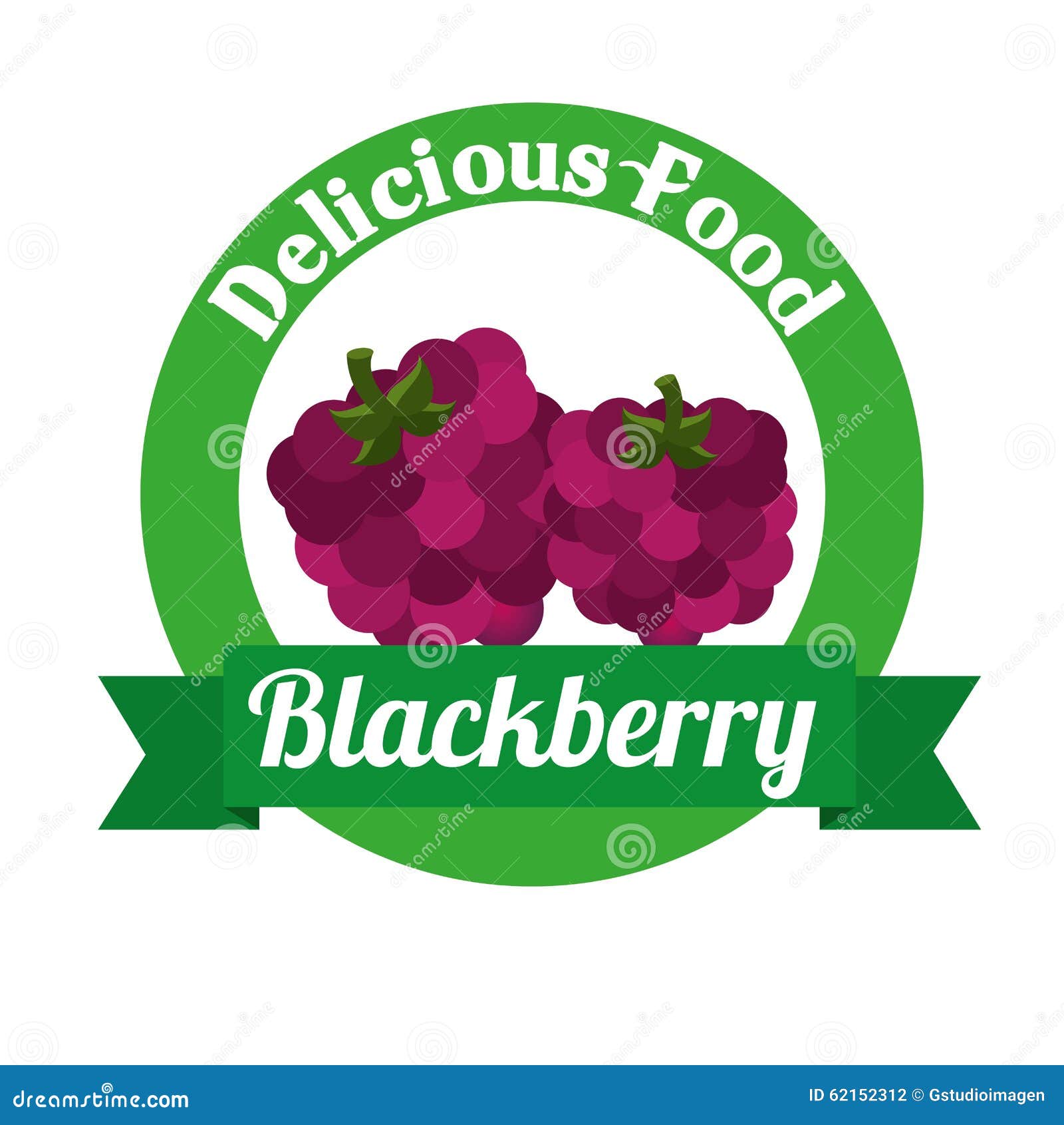 Delicious food design stock vector. Illustration of ribbon - 62152312