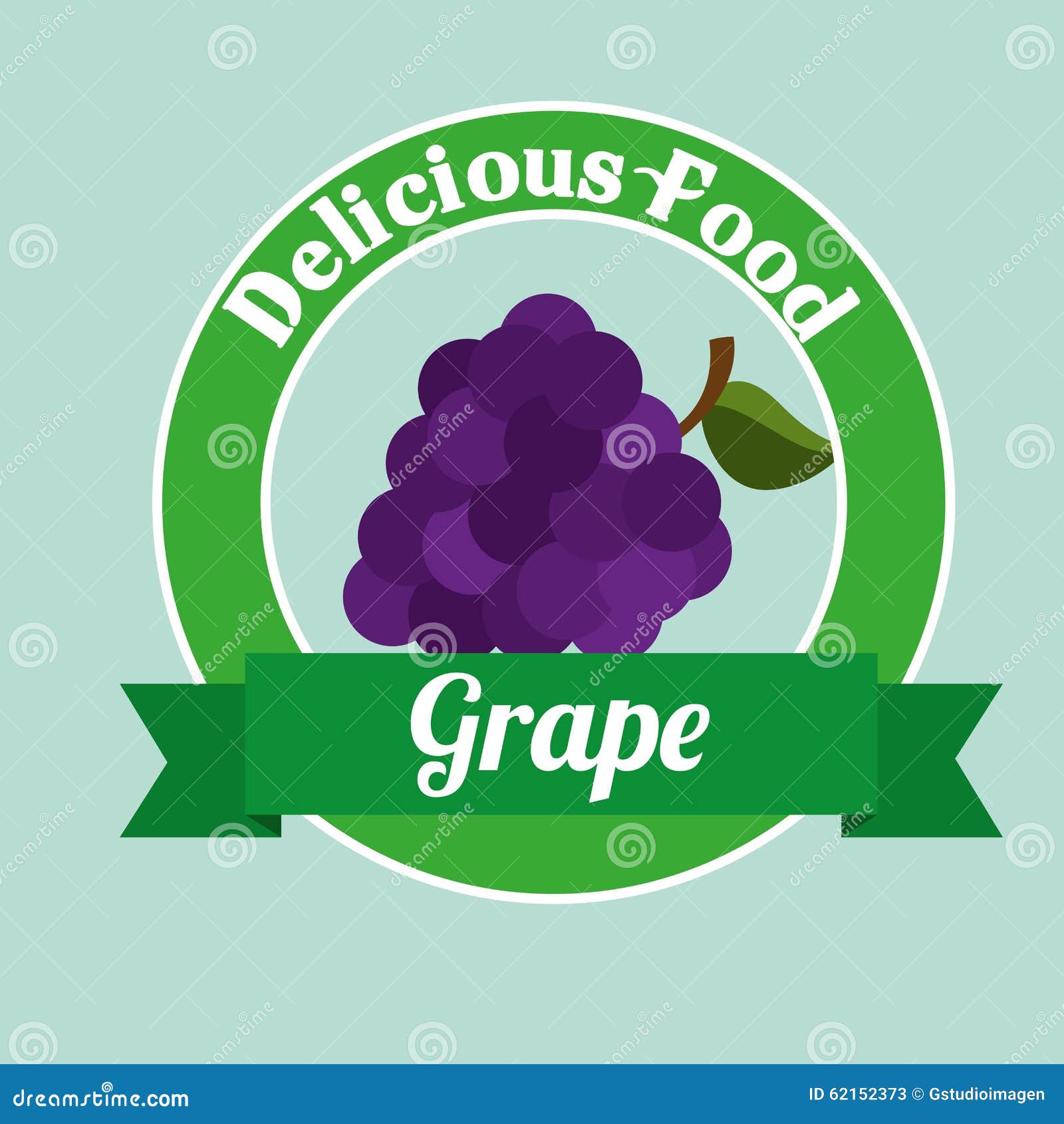 Delicious food design stock vector. Illustration of fruits - 62152373