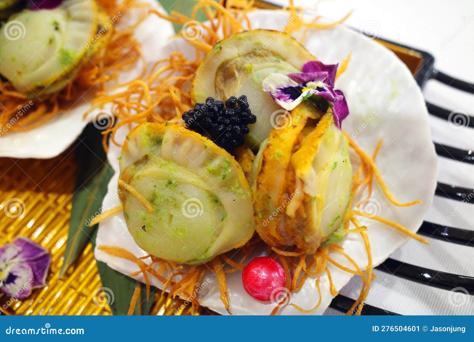 Abalone stock image. Image of plate, seafood, abalone - 276504601