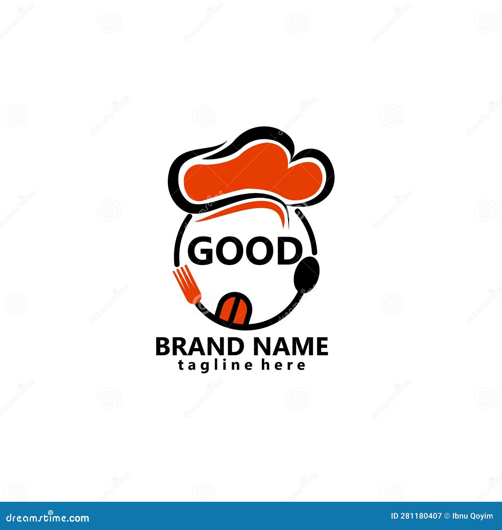 Delicious Food Logo Design Template Vector Stock Vector - Illustration ...