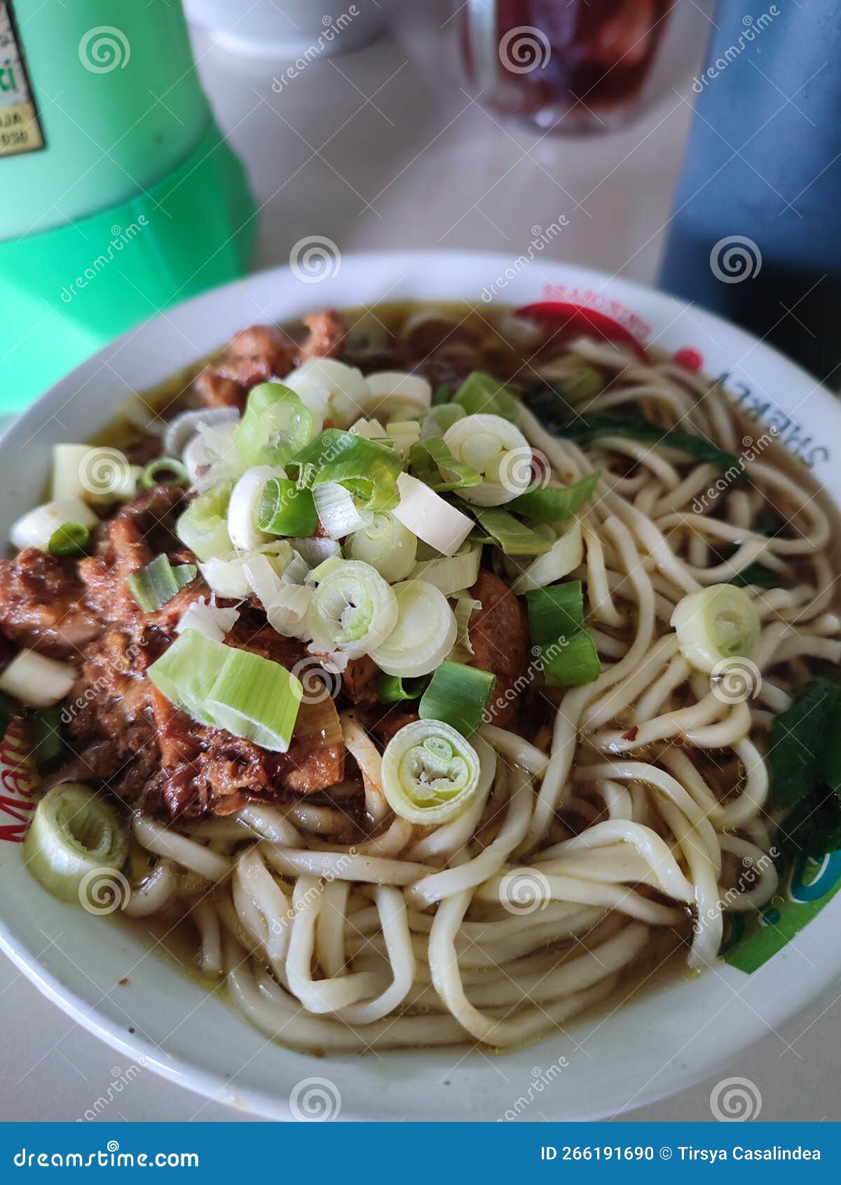 Delicious food mie ayami editorial image. Image of ayami - 266191690