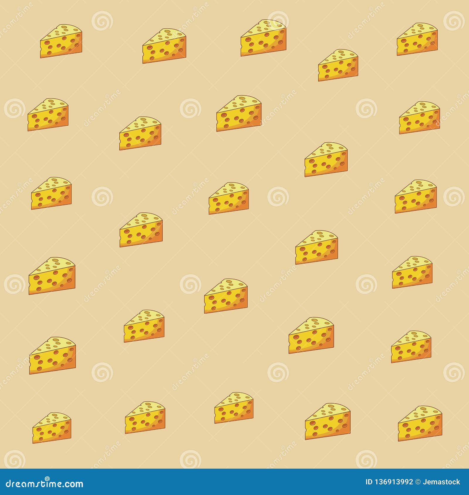 Delicious Food Pattern Cartoon Stock Vector - Illustration of outline ...