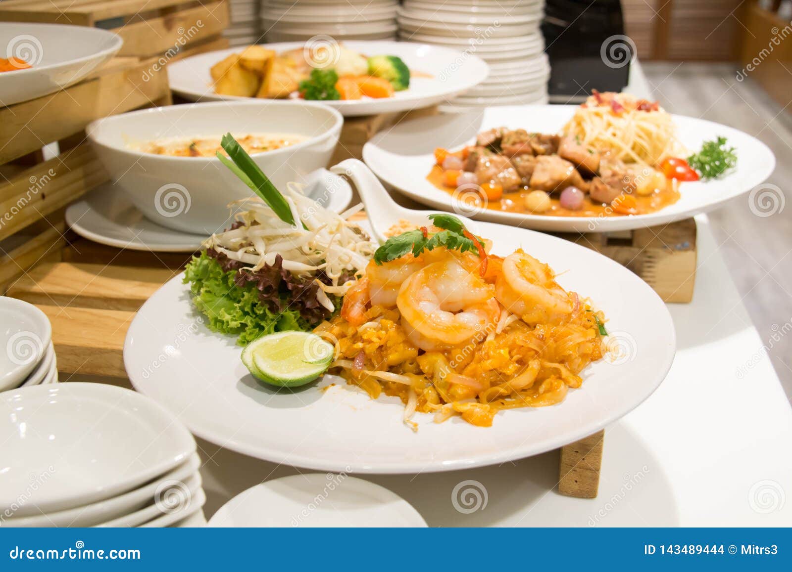 Delicious Food on Plate for Tasty Stock Photo - Image of orient ...