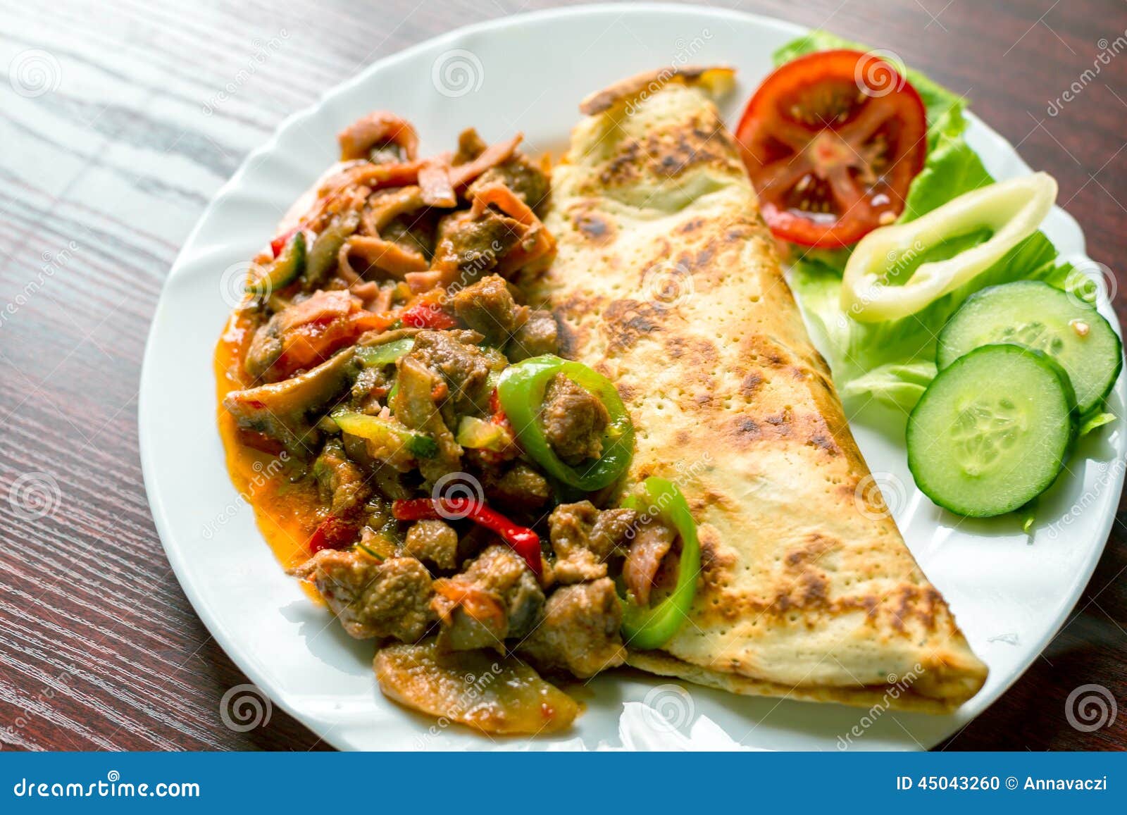 Delicious Food on White Plate Stock Photo - Image of hearty, irish ...