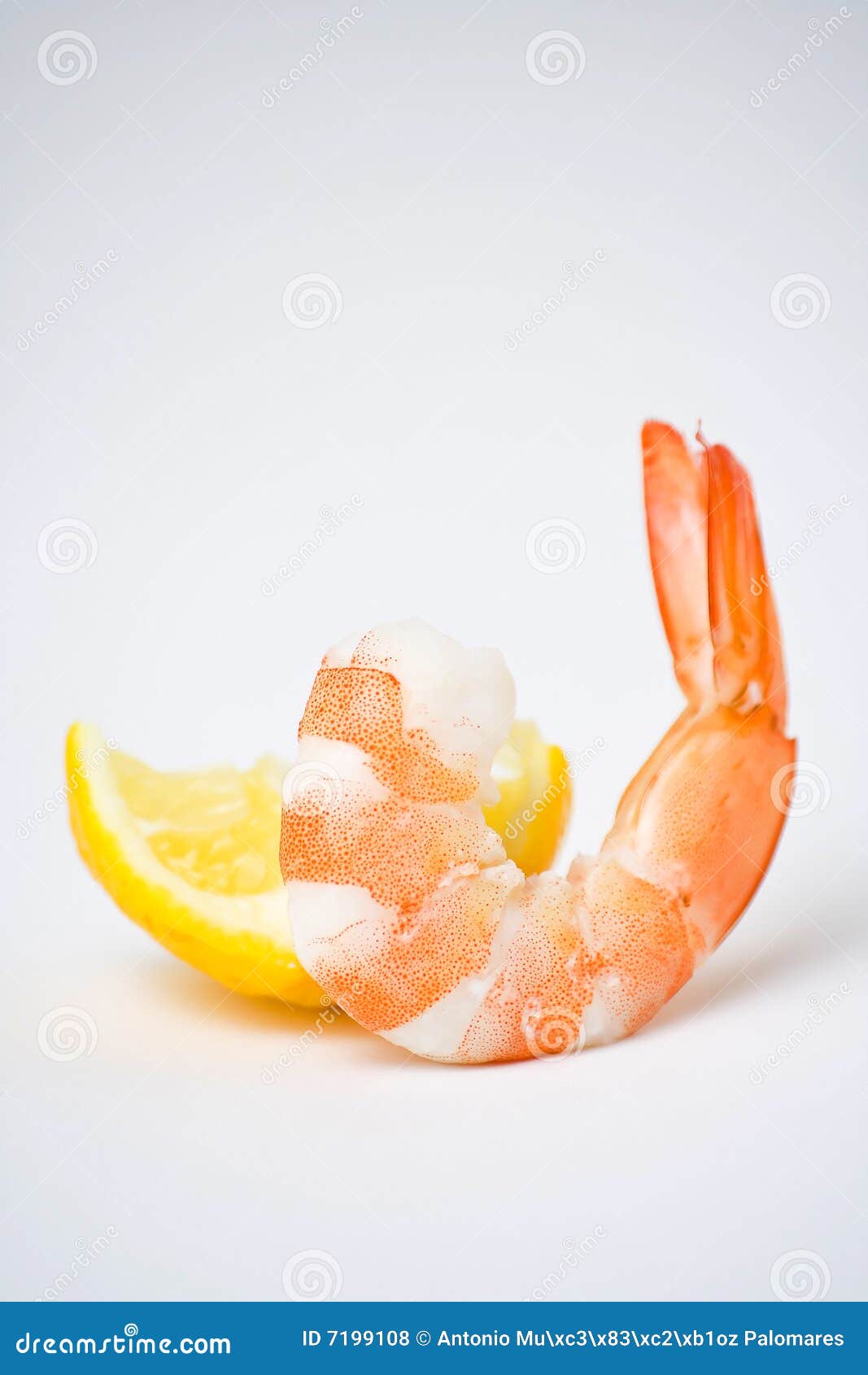 Delicious Fresh Cooked Shrimp Prepared Stock Photo - Image of fork ...