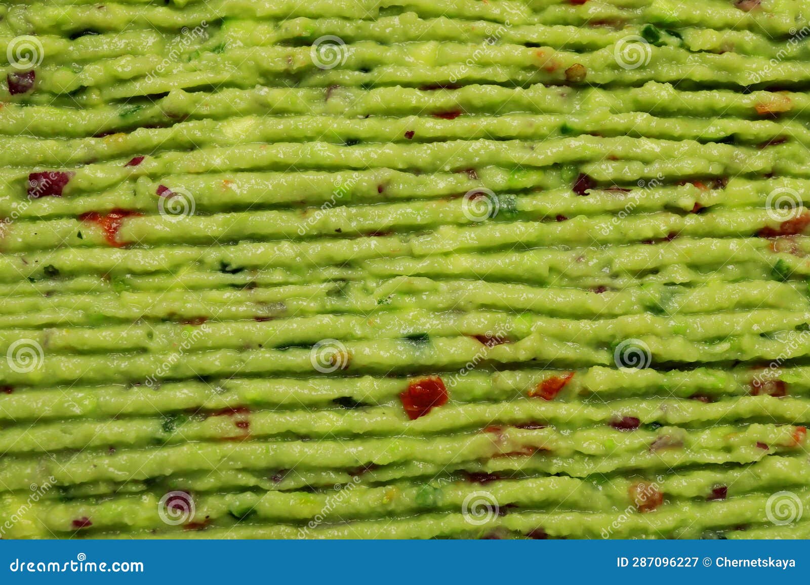 Delicious Fresh Guacamole As Background, Top View Stock Image - Image ...
