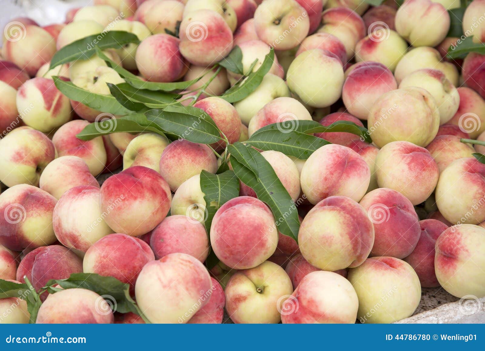 Delicious fresh peaches stock photo. Image of market - 44786780